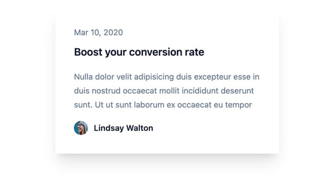 Tailwind CSS Line Clamp Card Tailwind CSS v4 Components - BardUI