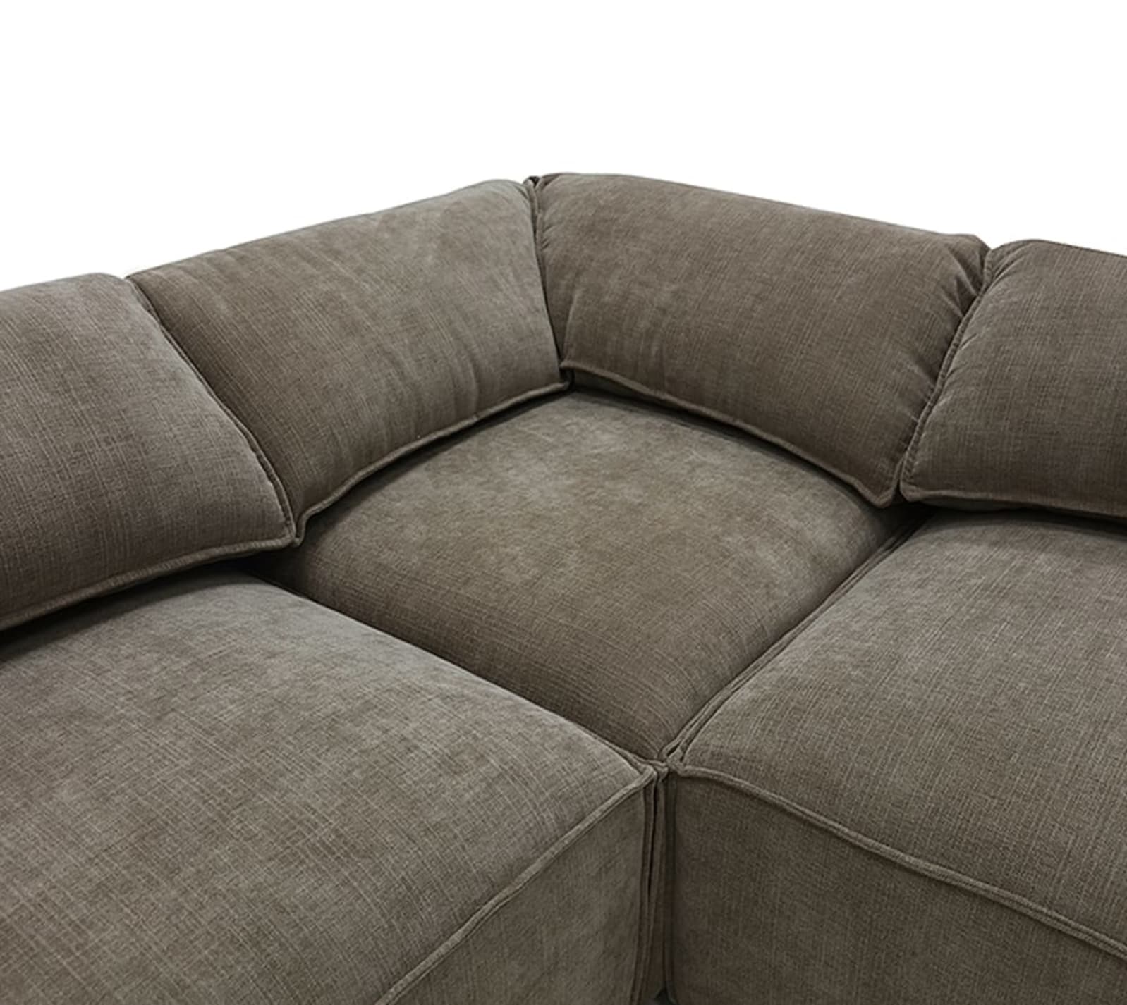 Buy Kai Tribute Walnut Modular Sofa - 5 Seater - James Lane Australia