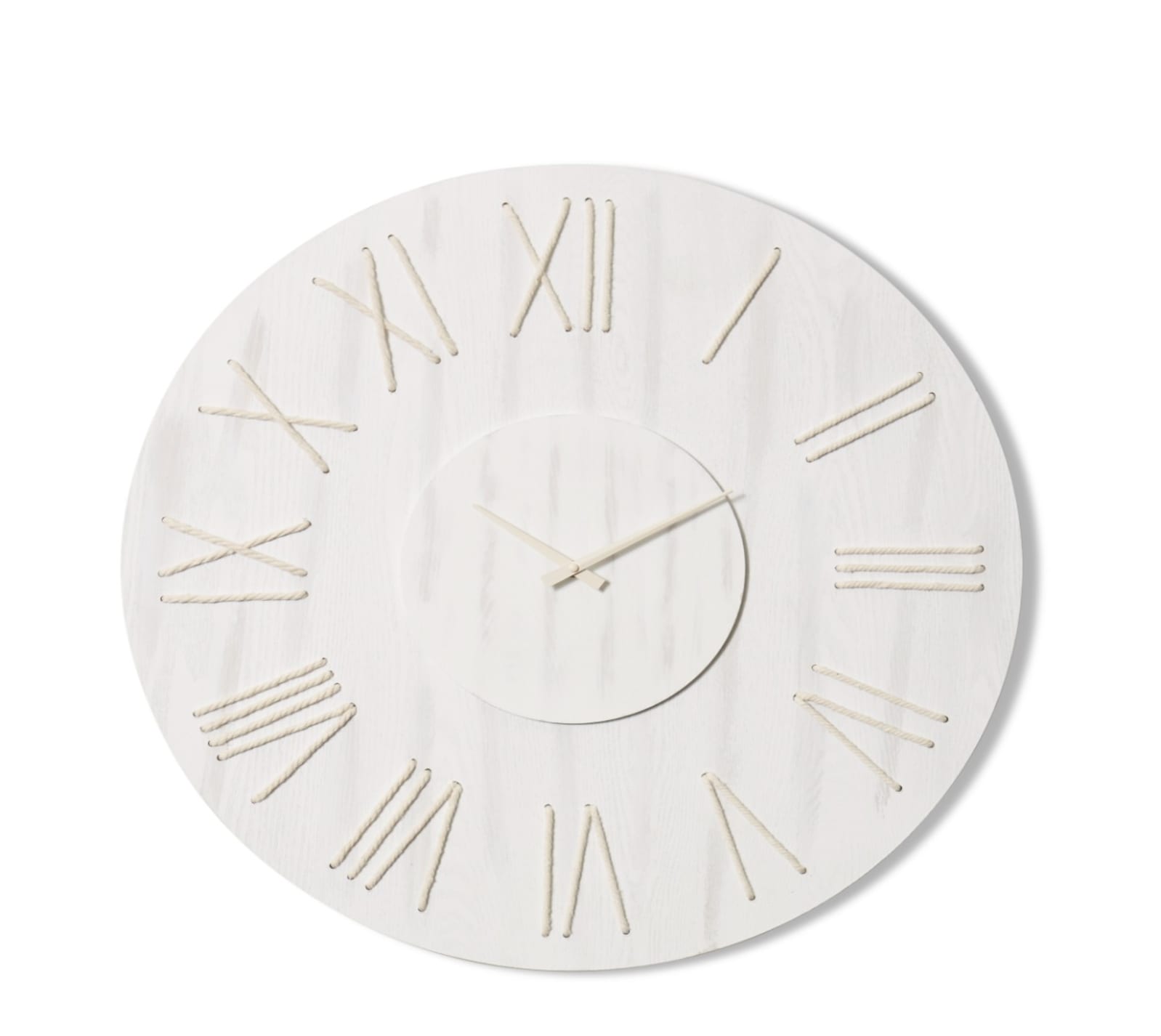Shop Camden Wall Clock White Wash - 68cm x 5cm at Sleeping Giant Australia
