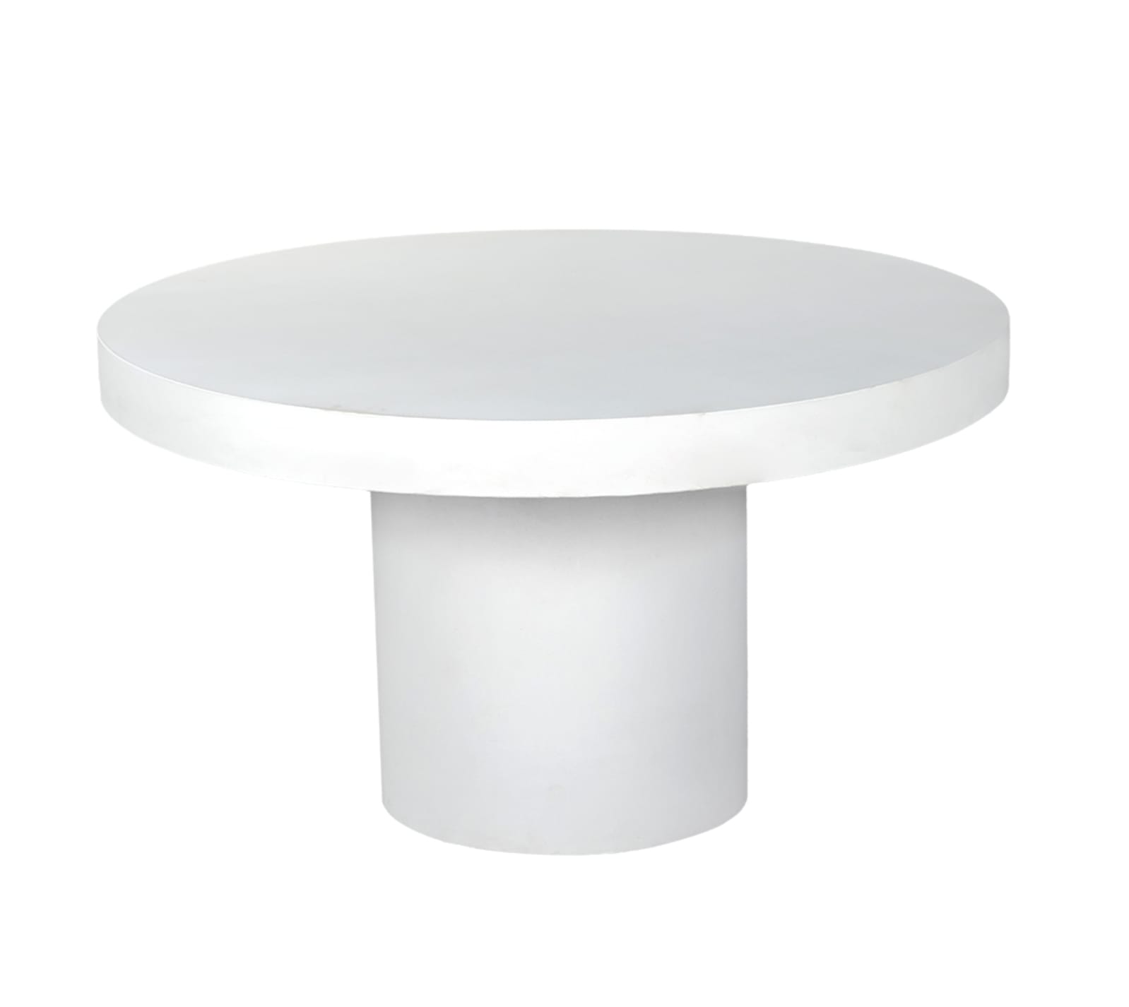 Buy Sola White Concrete Round Dining Table - James Lane Australia