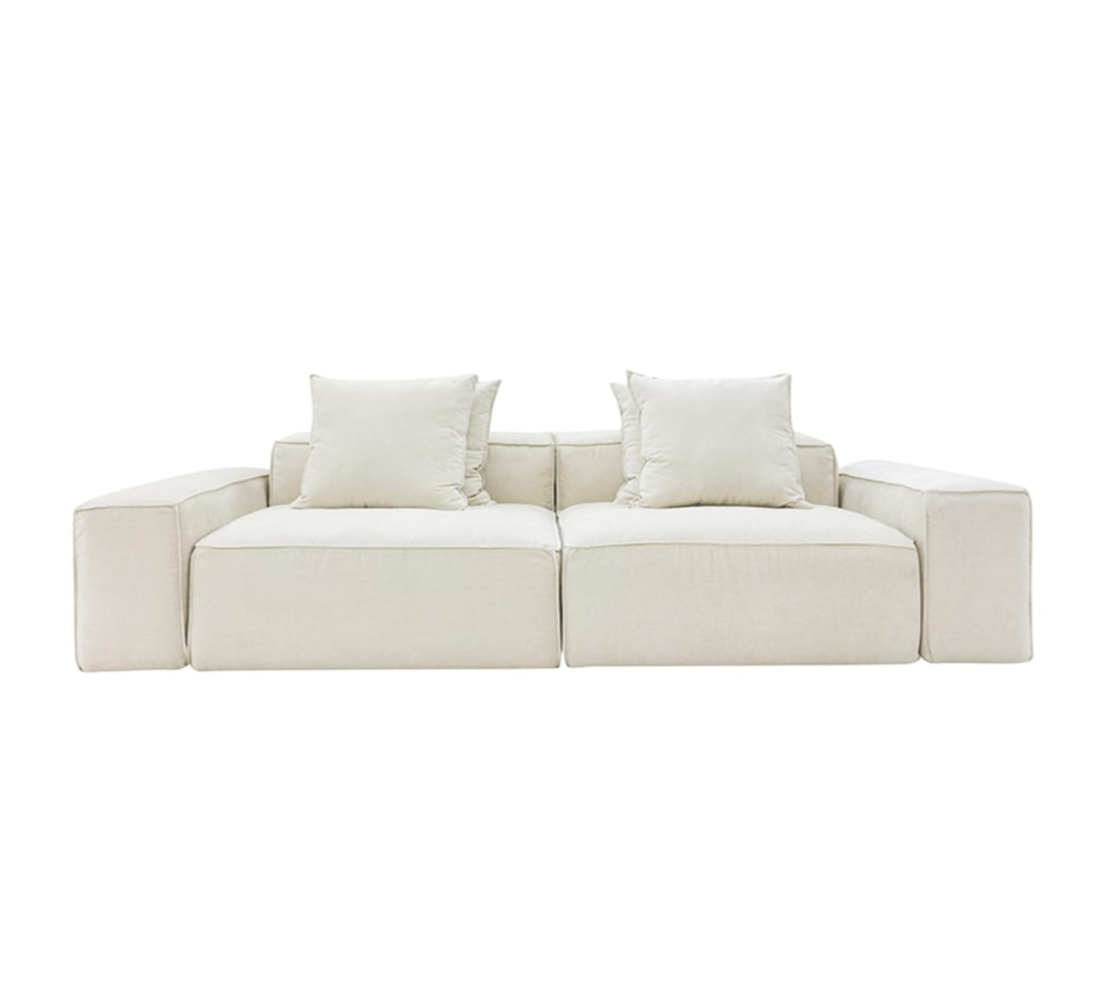 Buy Riley Muse Flax Modular Sofa - 2 Seater - James Lane Australia