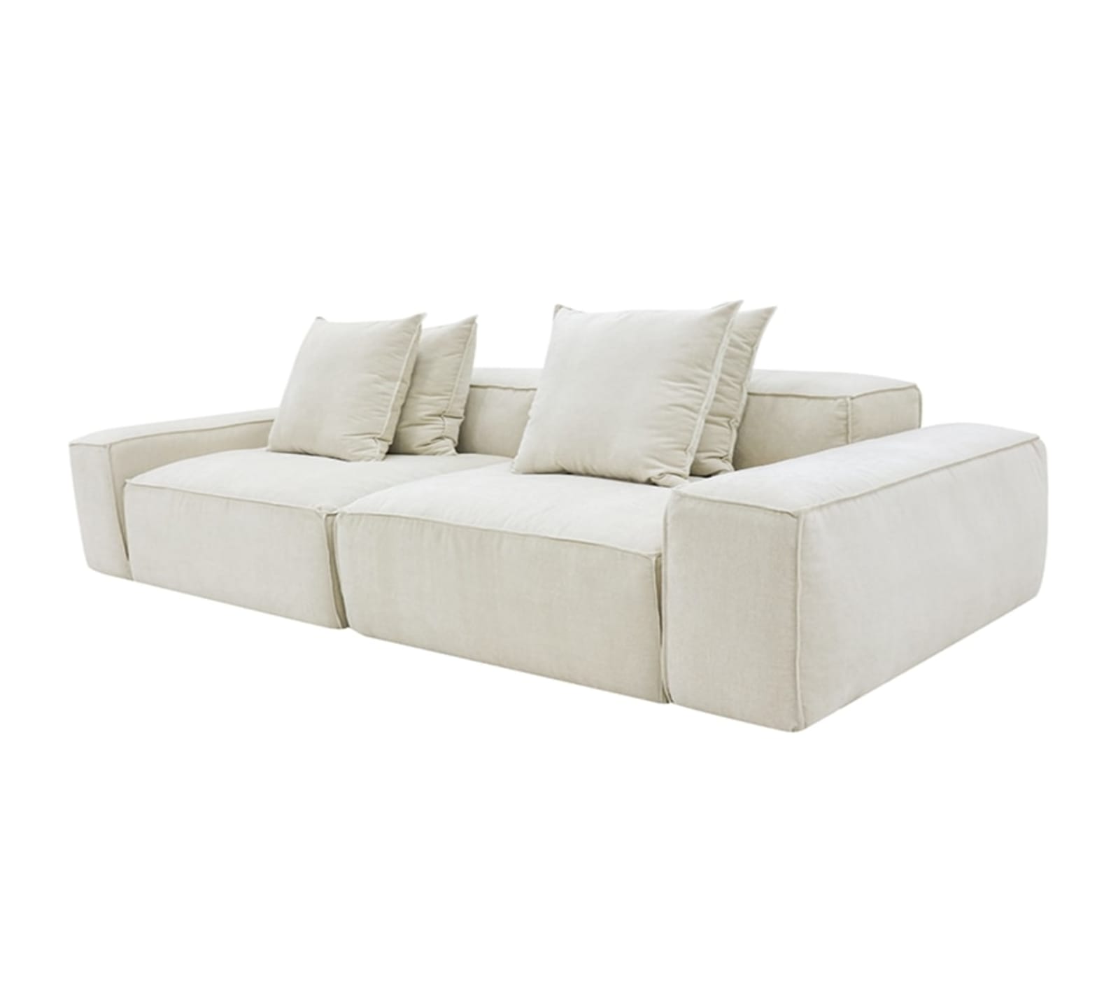 Buy Riley Muse Flax Modular Sofa - 2 Seater - James Lane Australia