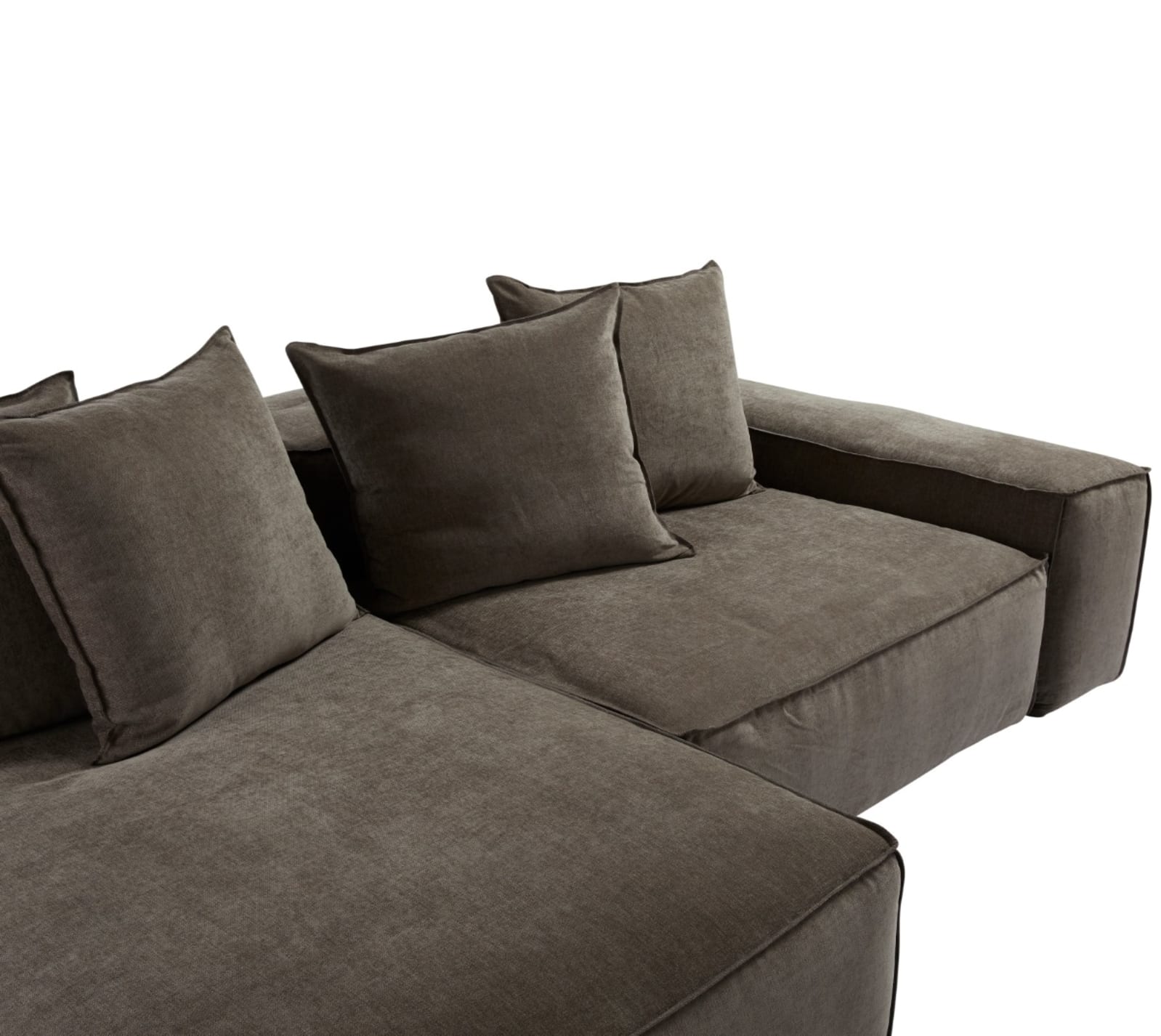 Buy Riley Muse Mink Modular Sofa - 2 Seater Chaise - James Lane Australia