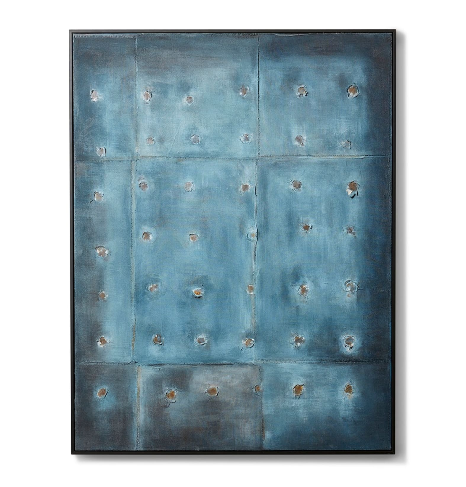 Buy Huba Hand Painted Wall Art - 120 x 5 x 150cm - Elme Living Australia