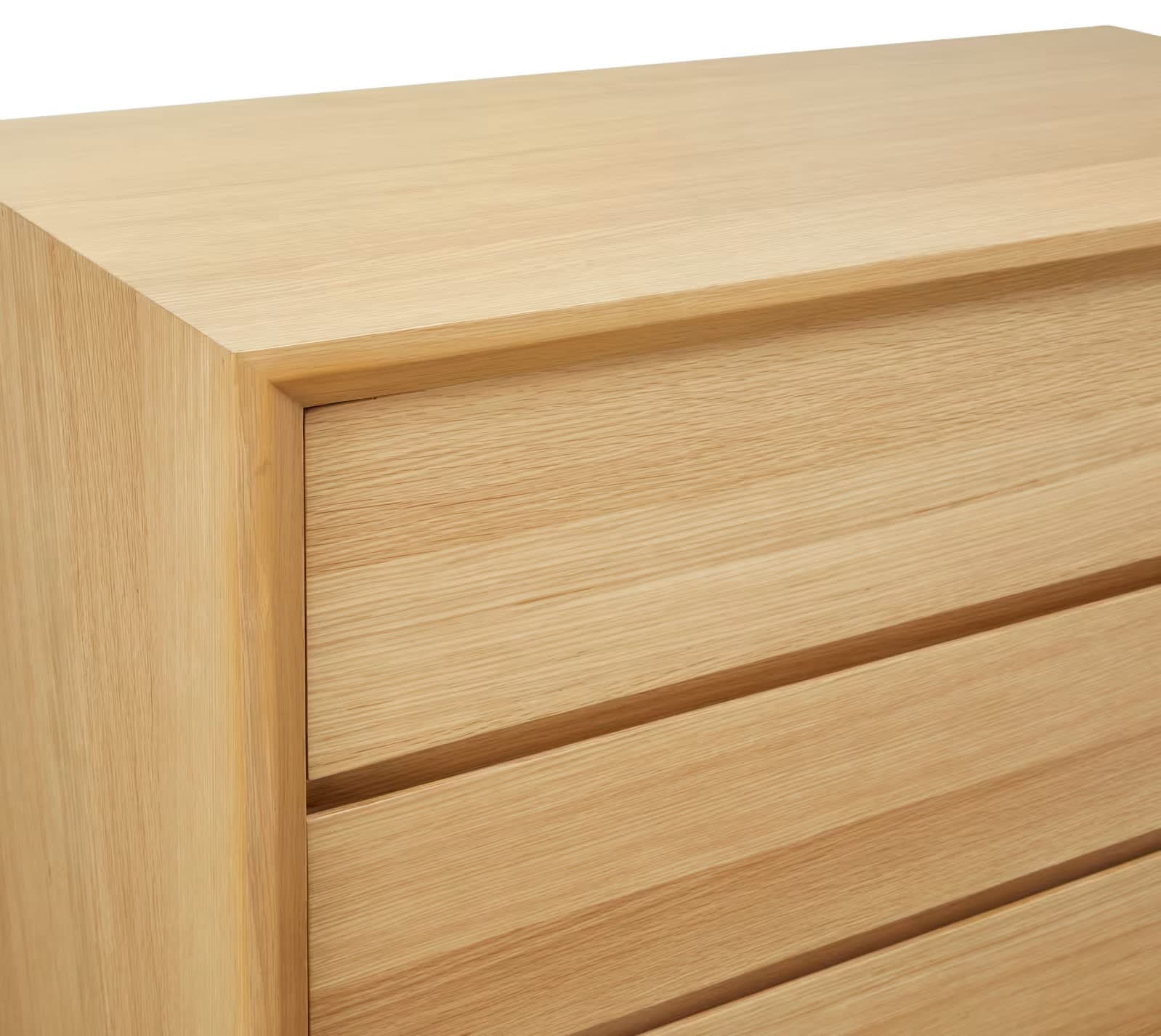 Shop Morgan Oak Tallboy - 4 Drawer at Sleeping Giant Australia