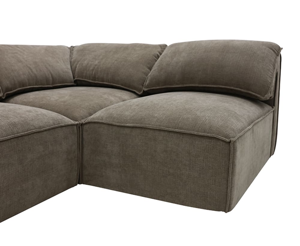 Buy Kai Tribute Walnut Modular Sofa - 4 Seater - James Lane Australia