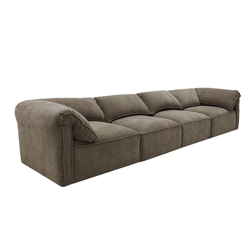 Buy Kai Tribute Walnut Modular Sofa - 4 Seater - James Lane Australia
