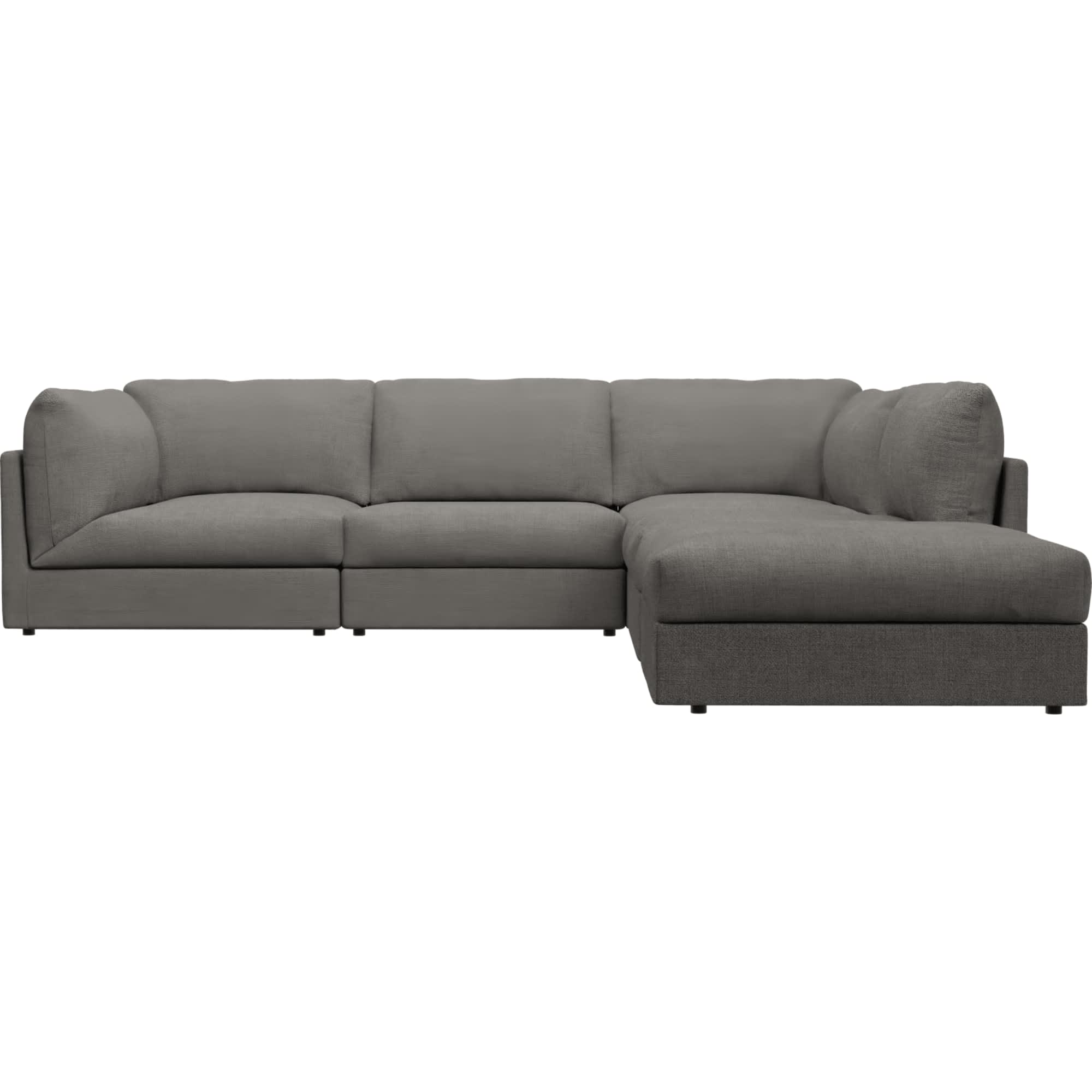 Buy Finley Isla Soft Grey Modular Sofa - 5 Seater RAF Terminal - James ...