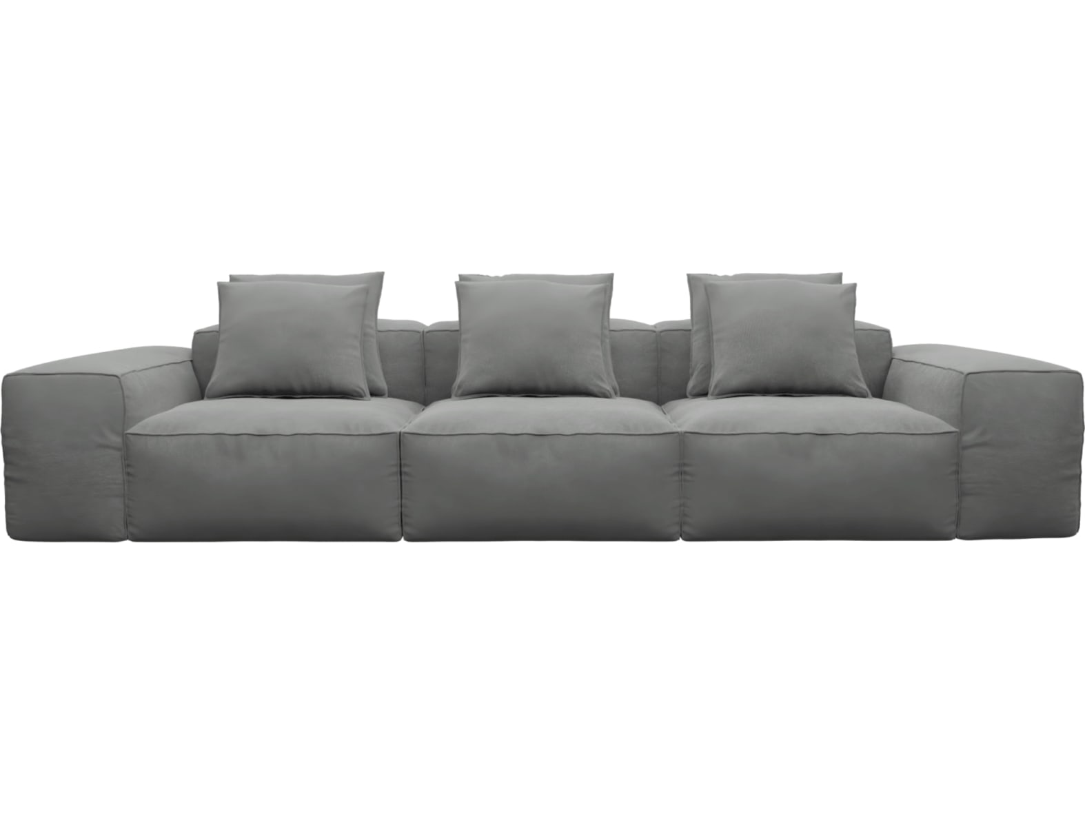 Buy Riley Maya Flint Modular Sofa - 3 Seater - Elme Living Australia