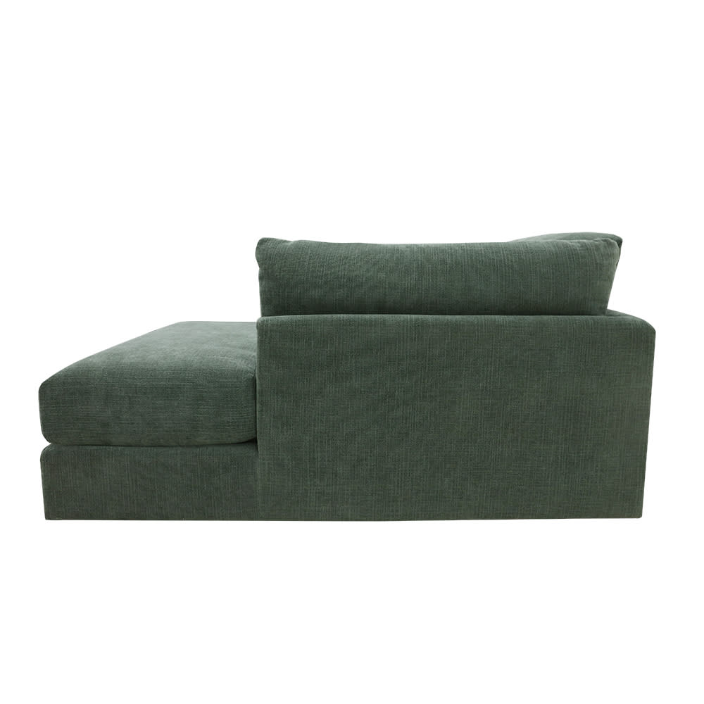 Buy Finley Tribute Dark Jade Right Arm Facing Chaise Module - James ...