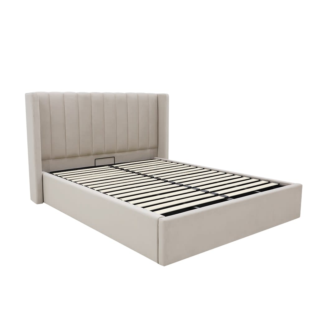 Shop Isabella Gas Lift Bed Alles Angora at Sleeping Giant Australia