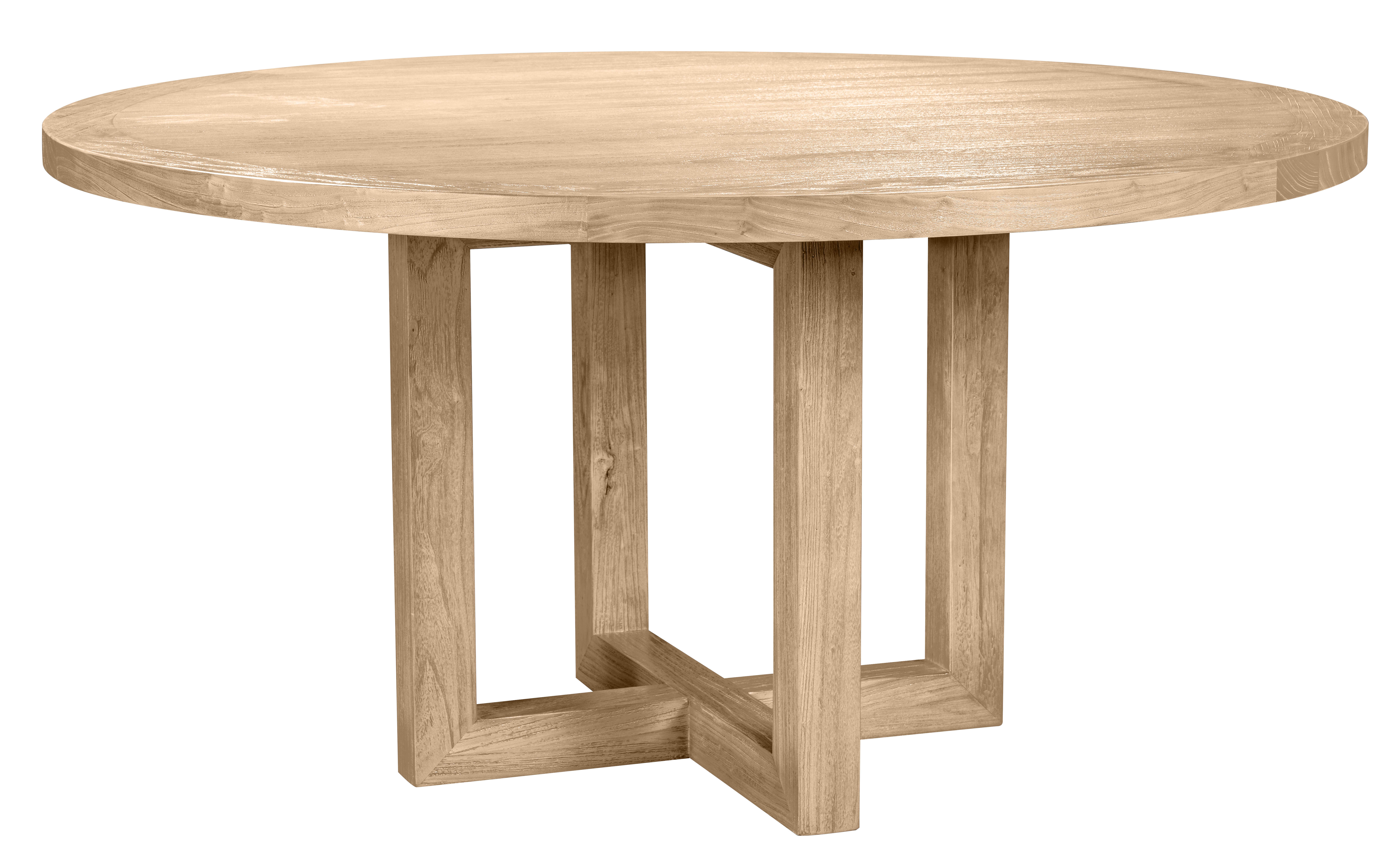 Buy Coast Dining Table Reclaimed Elm Round - James Lane Australia