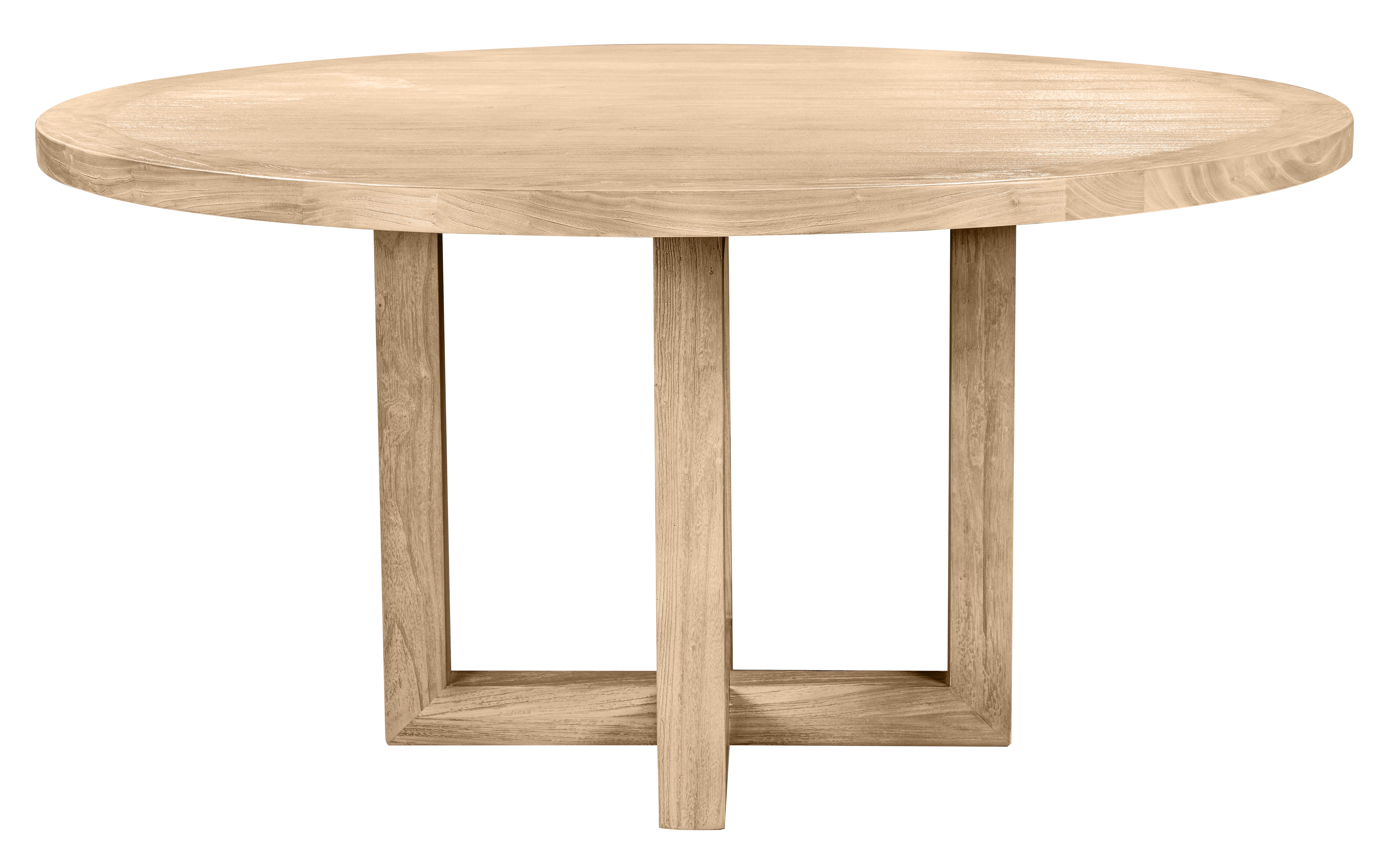 Buy Coast Dining Table Reclaimed Elm Round - James Lane Australia