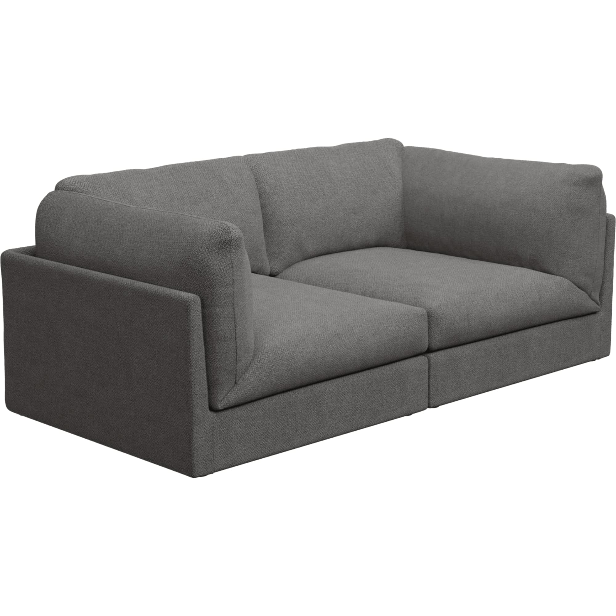 Buy Finley California Slate Modular Sofa - 2 Seater - James Lane Australia