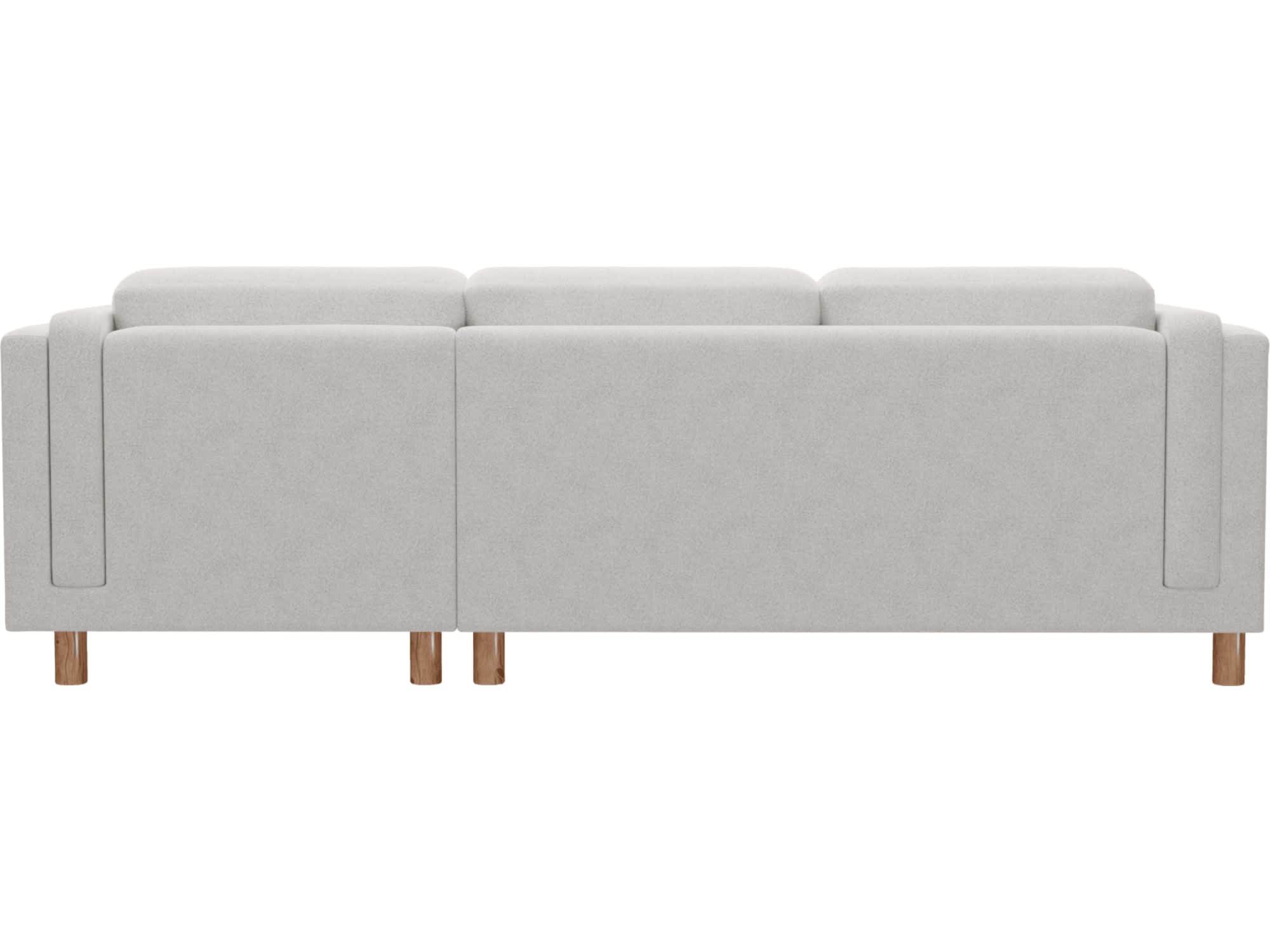 Buy Hayes Noa Fog Chaise Sofa - 3 Seater - James Lane Australia