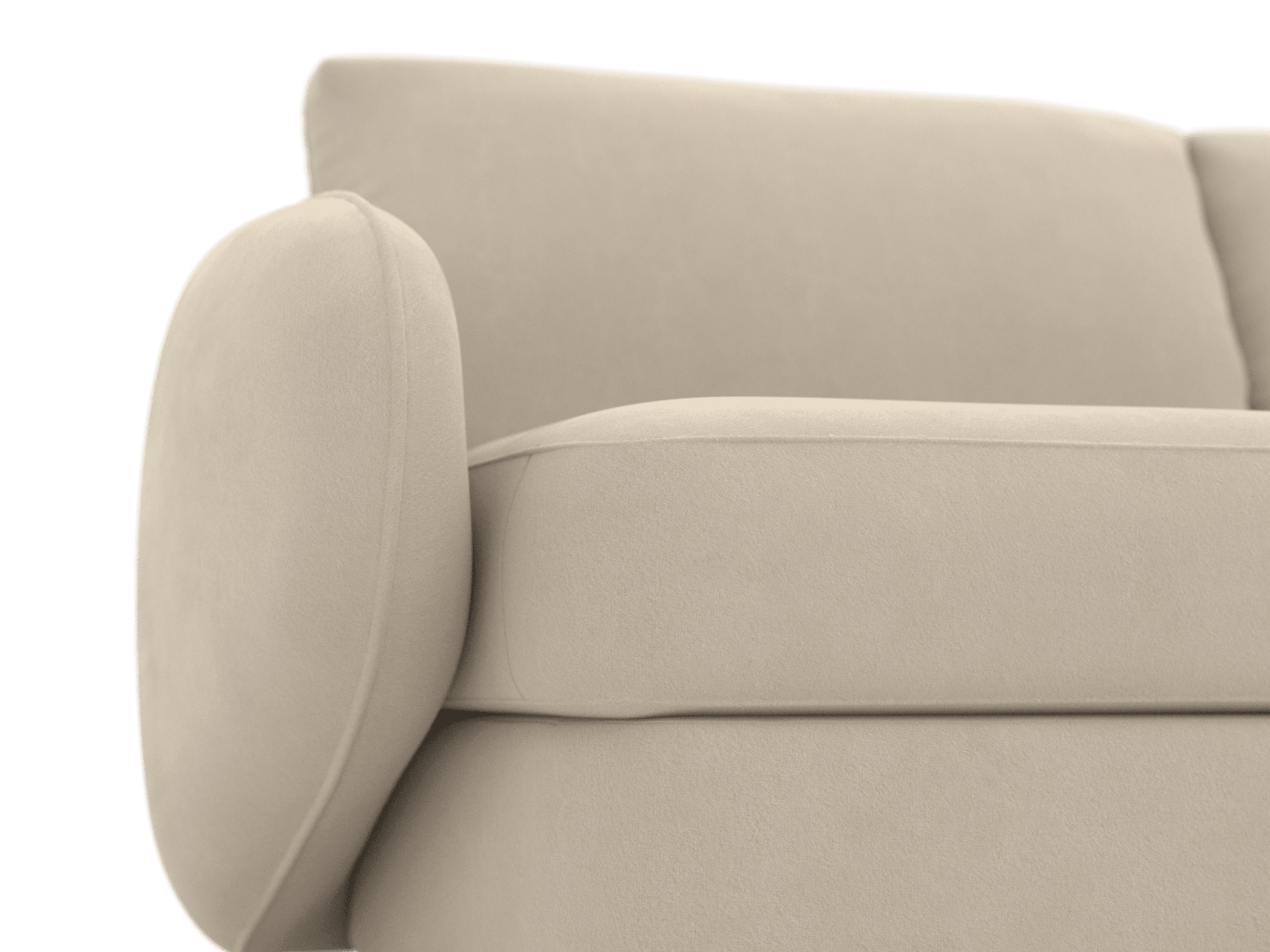 Buy Esme Blaze Latte Sofa - 3 Seater and Ottoman - James Lane Australia