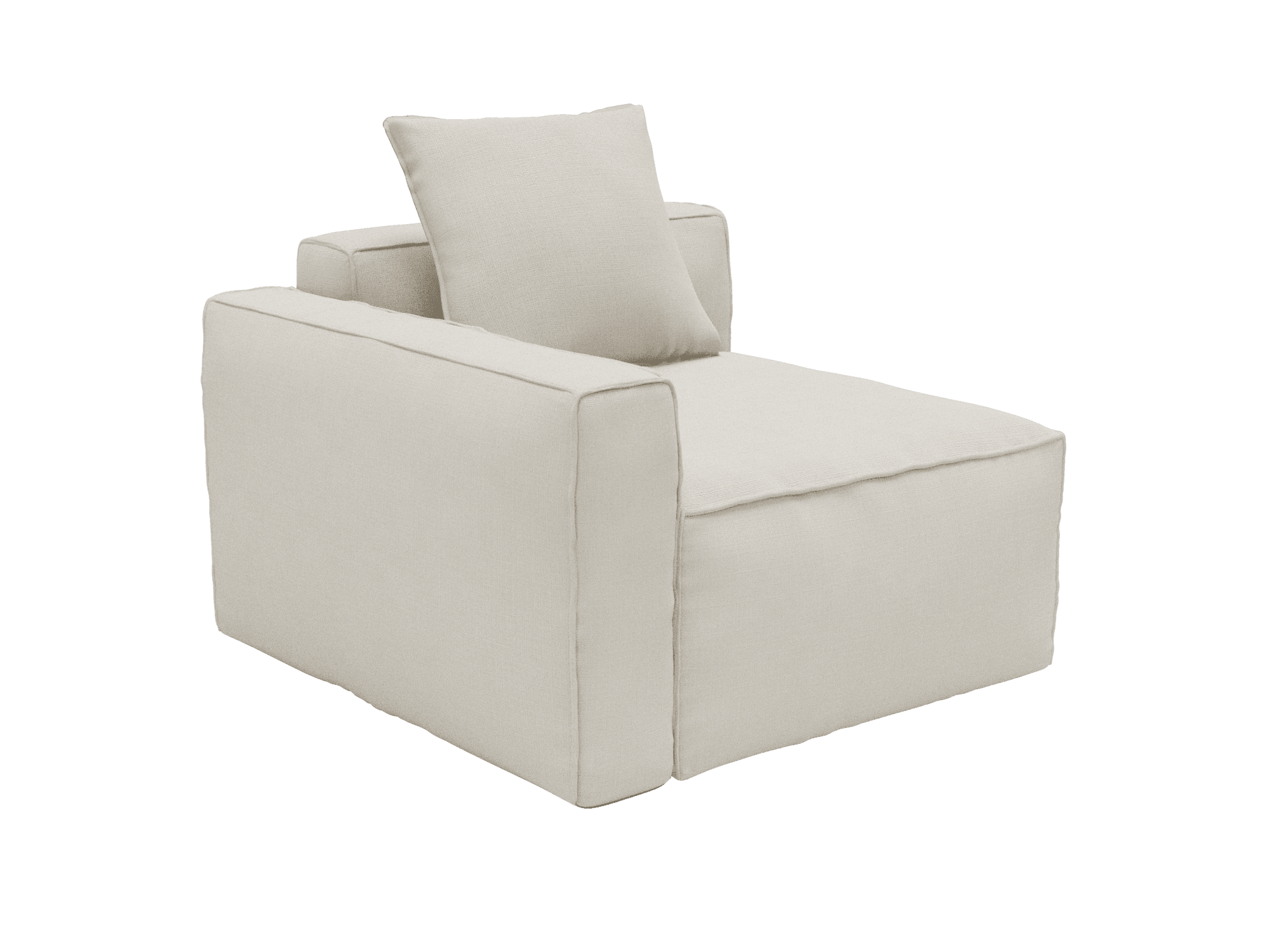 Buy Riley Apt Toorak Pearl Left Arm Facing Chair Module - James Lane ...