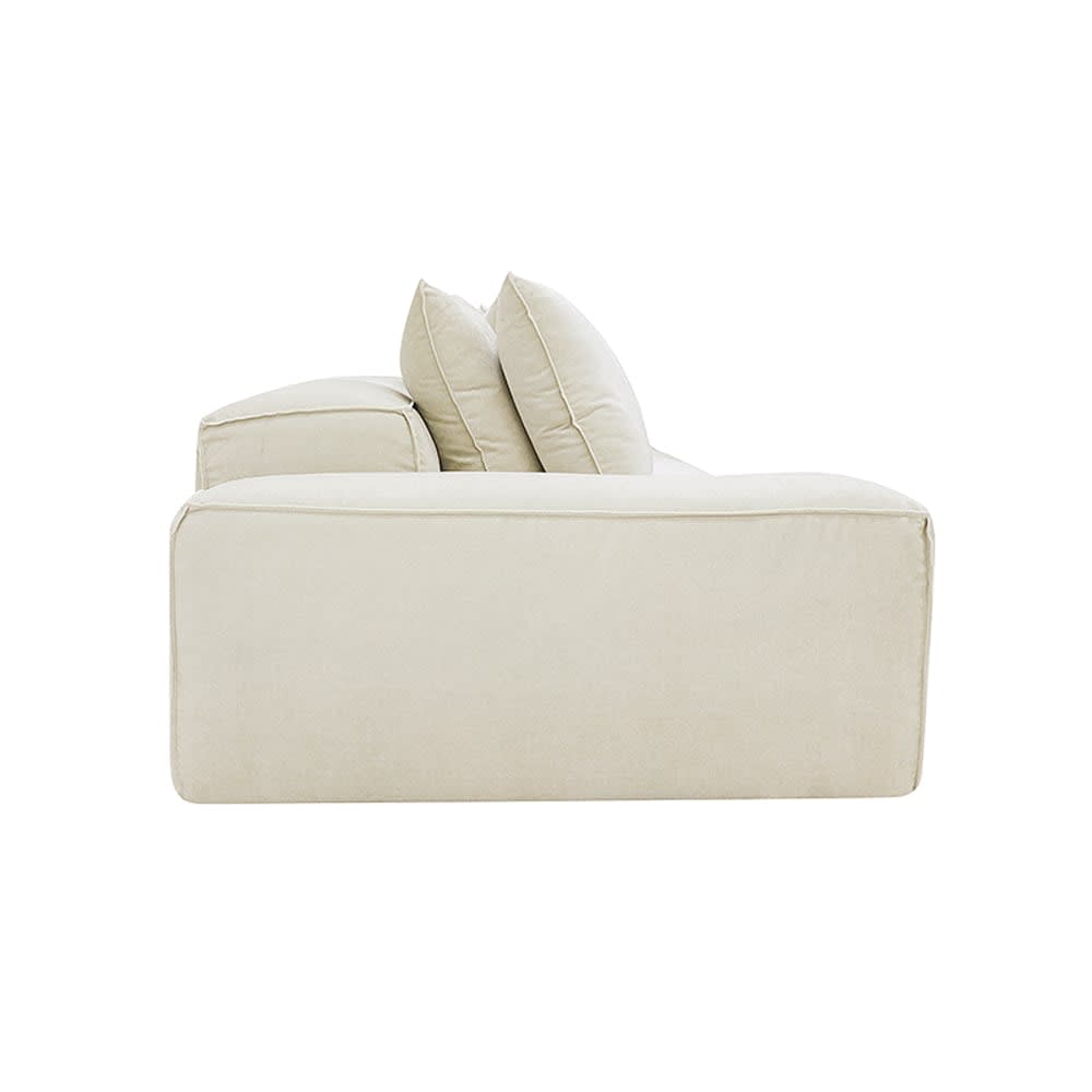 Buy Riley Muse Flax Modular Sofa - 1x Arm, 1x Armless, 1x Right Terminal - James Lane Australia