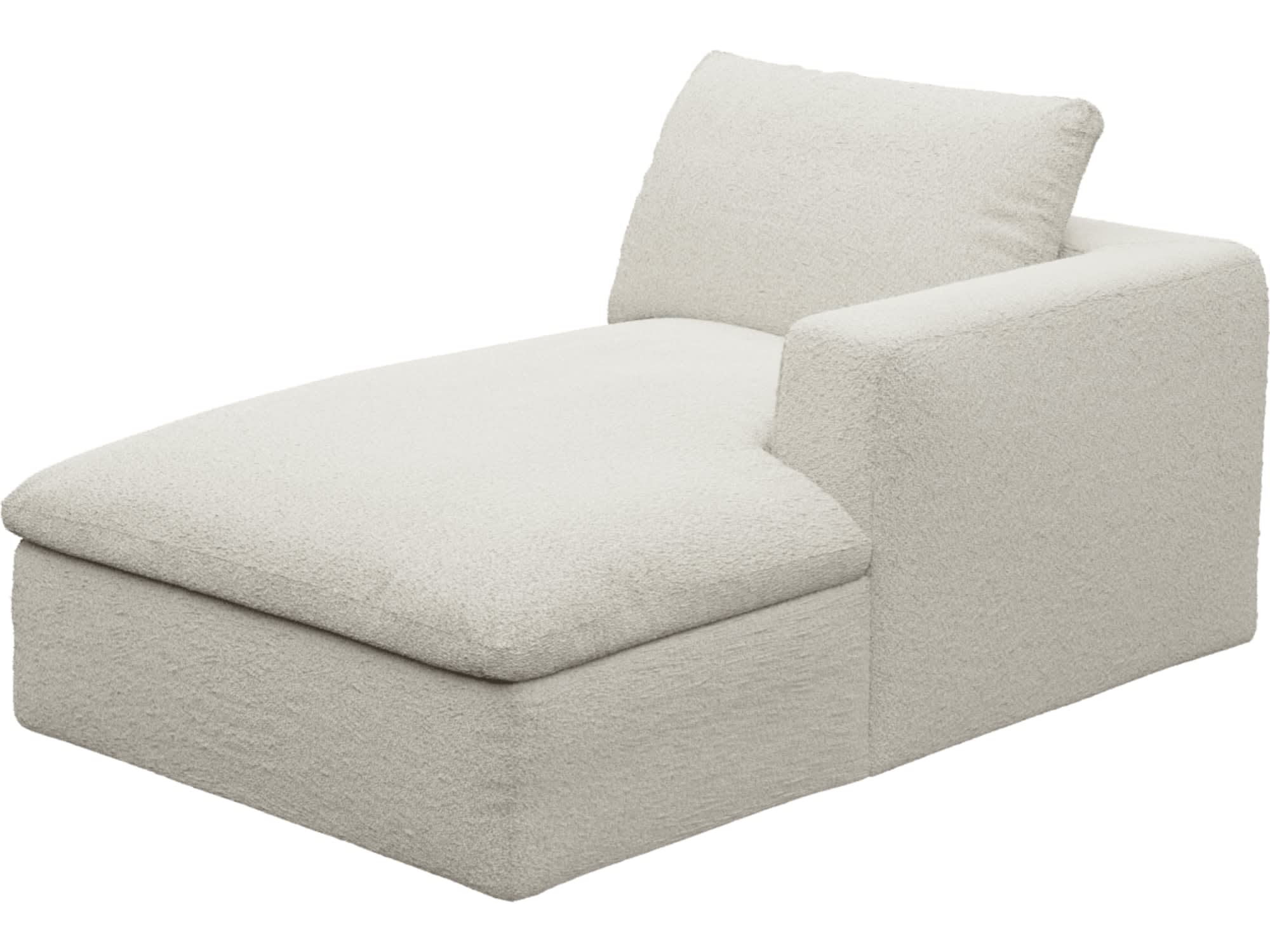 Buy Cloud Deep Chaise Right Module Boucle Ivory - James Lane Australia