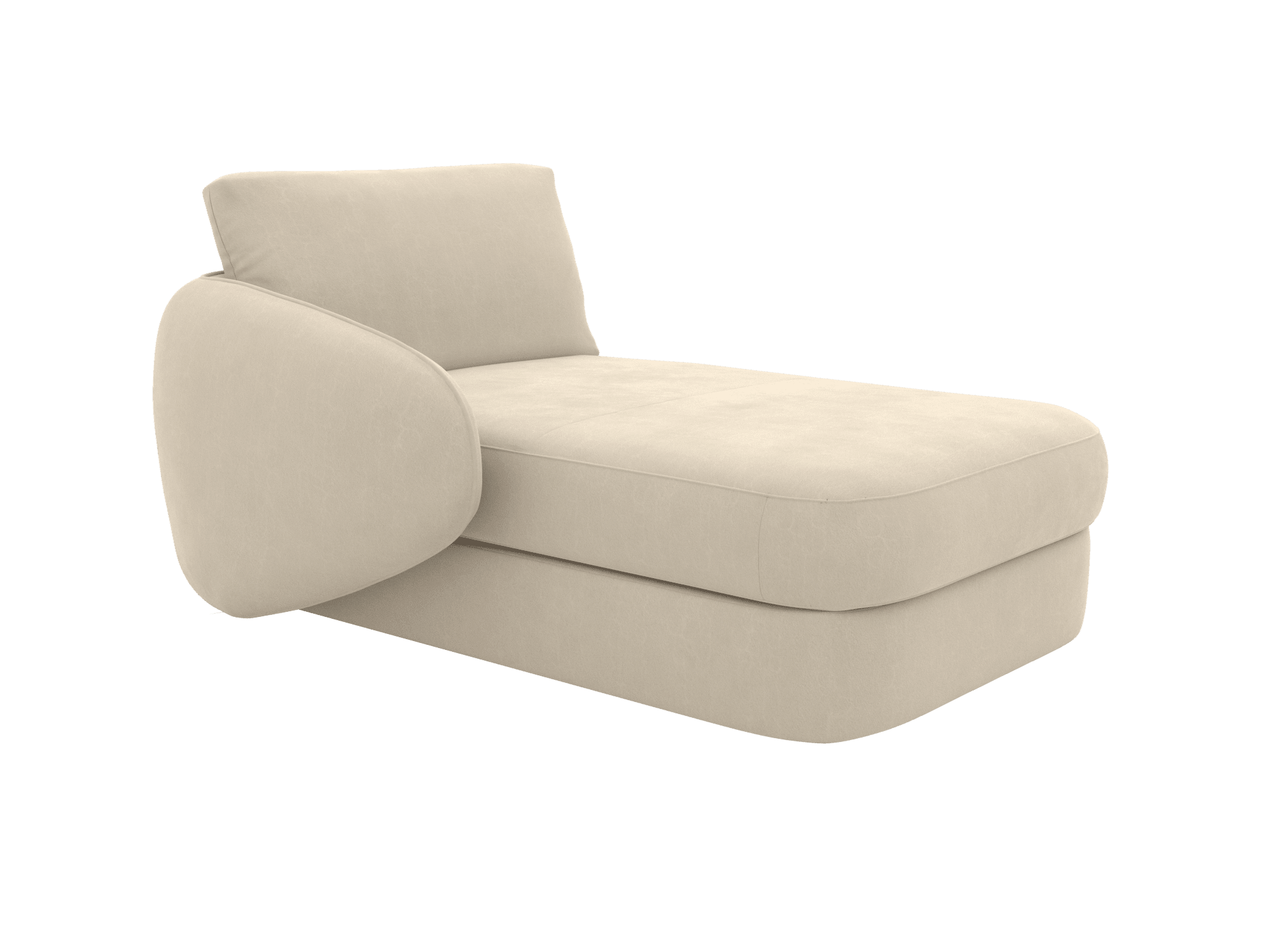 Buy Esme Blaze Latte Left Arm Facing Chaise Module - James Lane Australia