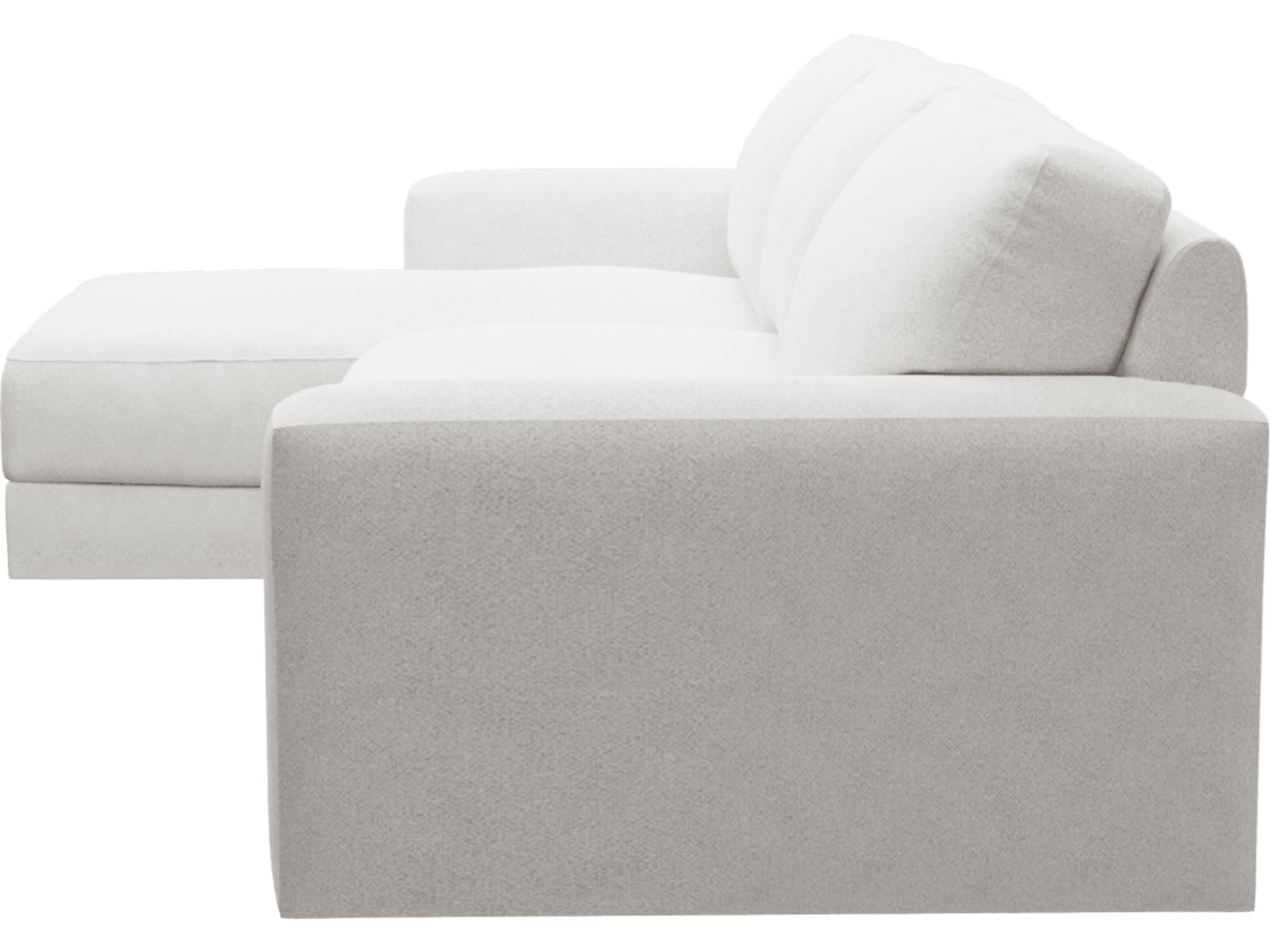 Buy Monica Noa Fog Chaise Sofa - 3 Seater - James Lane Australia
