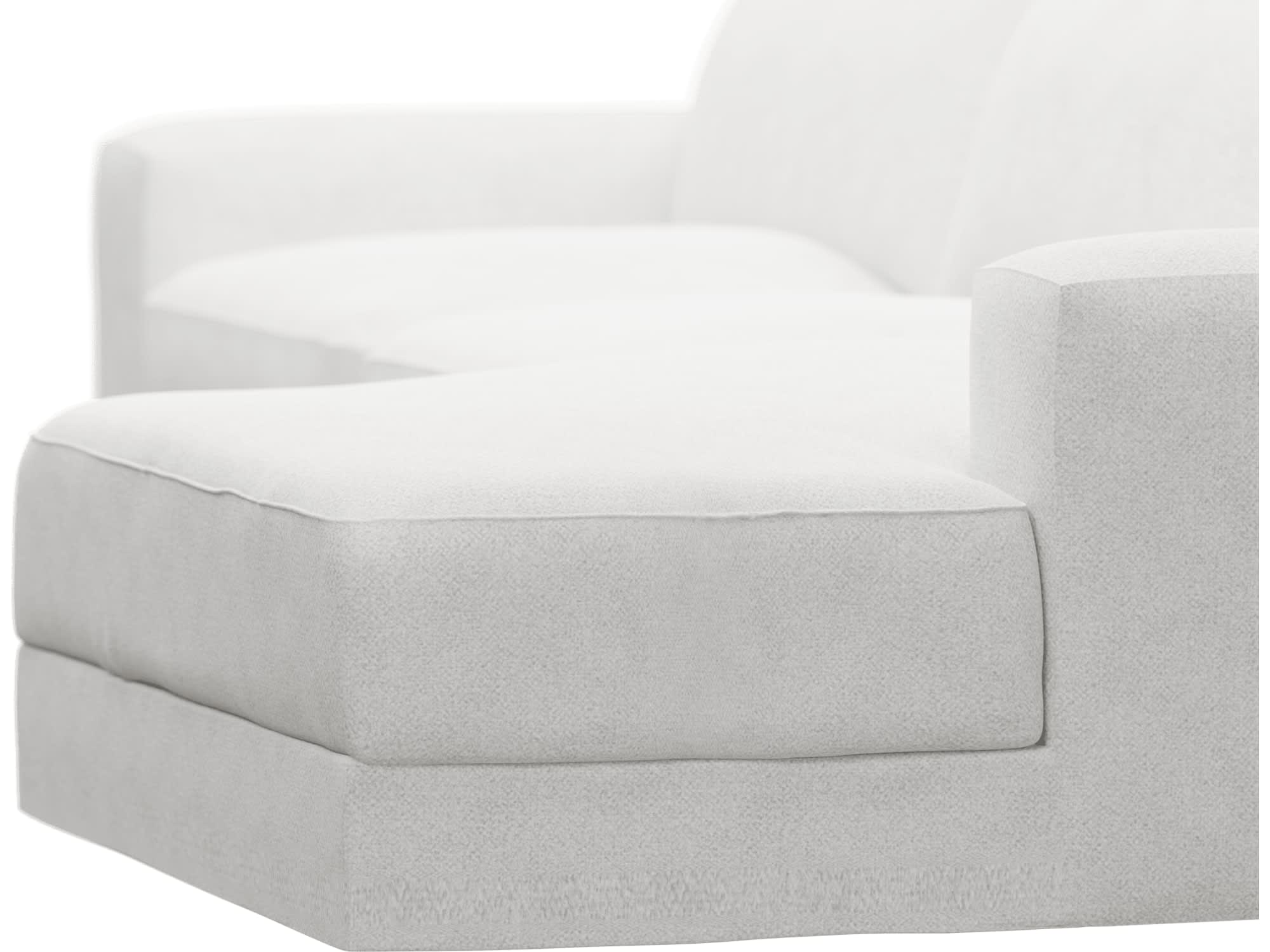 Buy Monica Noa Fog Chaise Sofa - 3 Seater - James Lane Australia