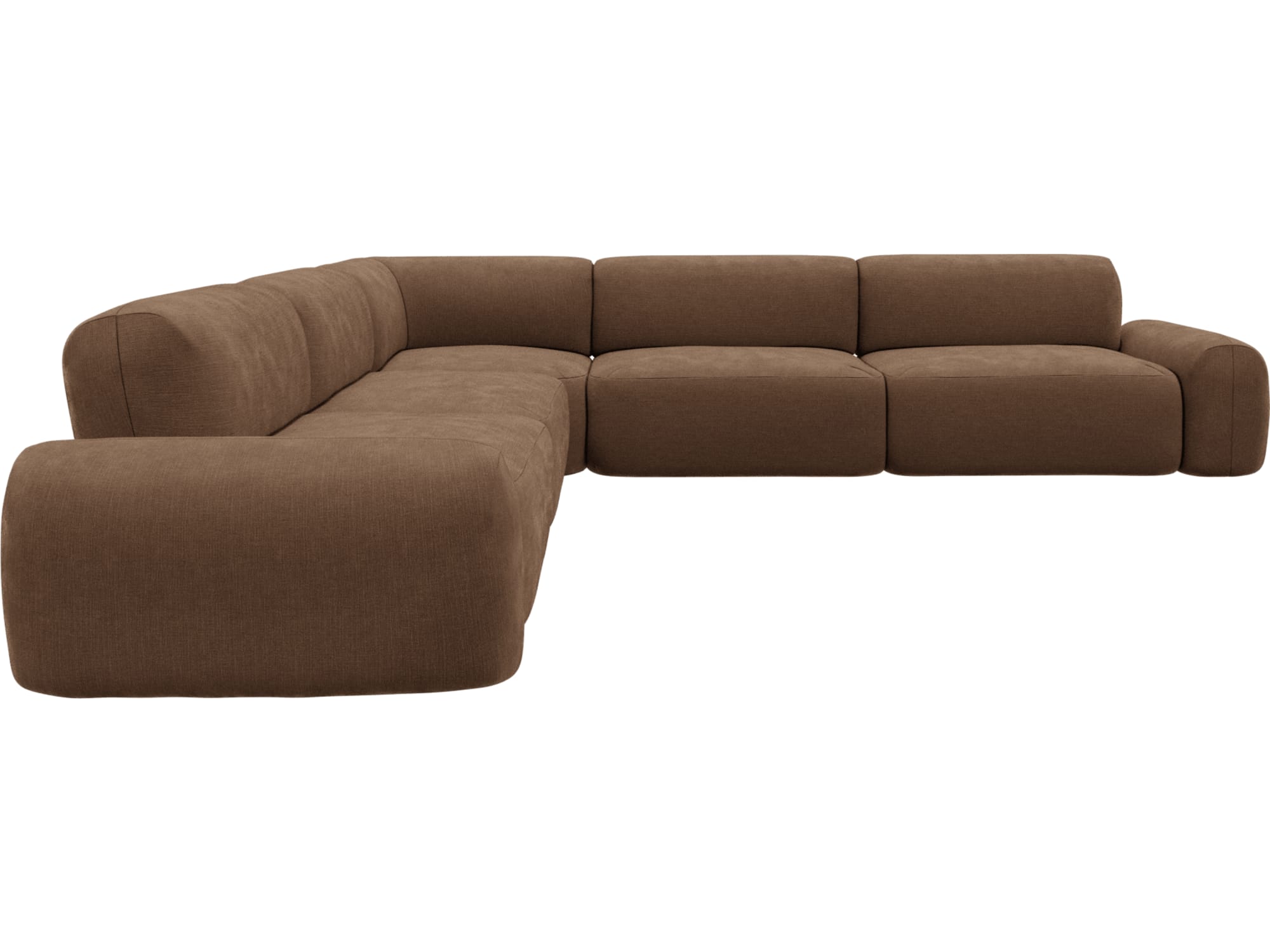 Buy Beckett Tribute Chestnut Modular Corner Sofa - 7 Piece - James Lane ...
