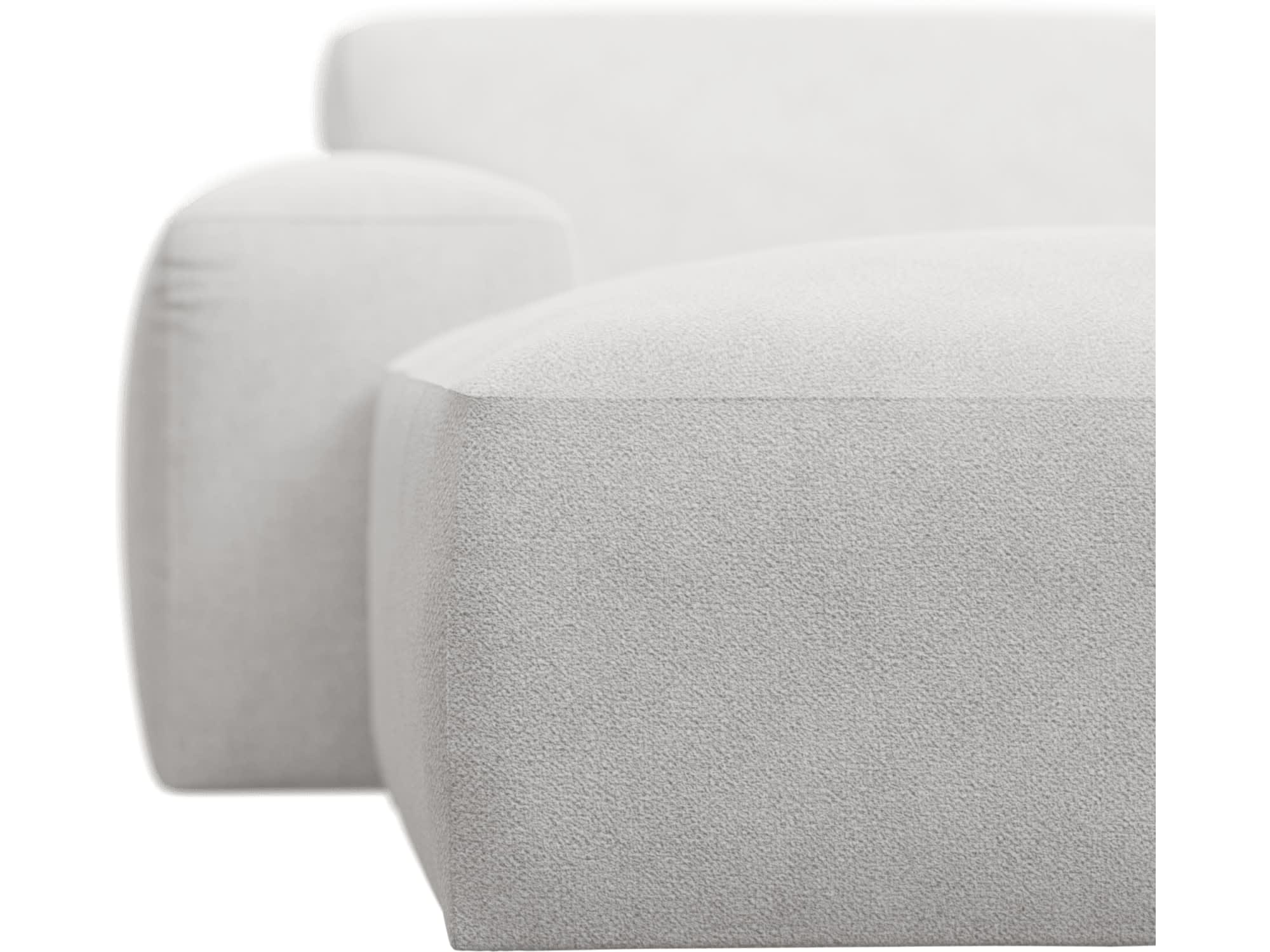 Buy Copenhagen Noa Fog Chaise Sofa - 5 Seater U Shaped Modular - James ...