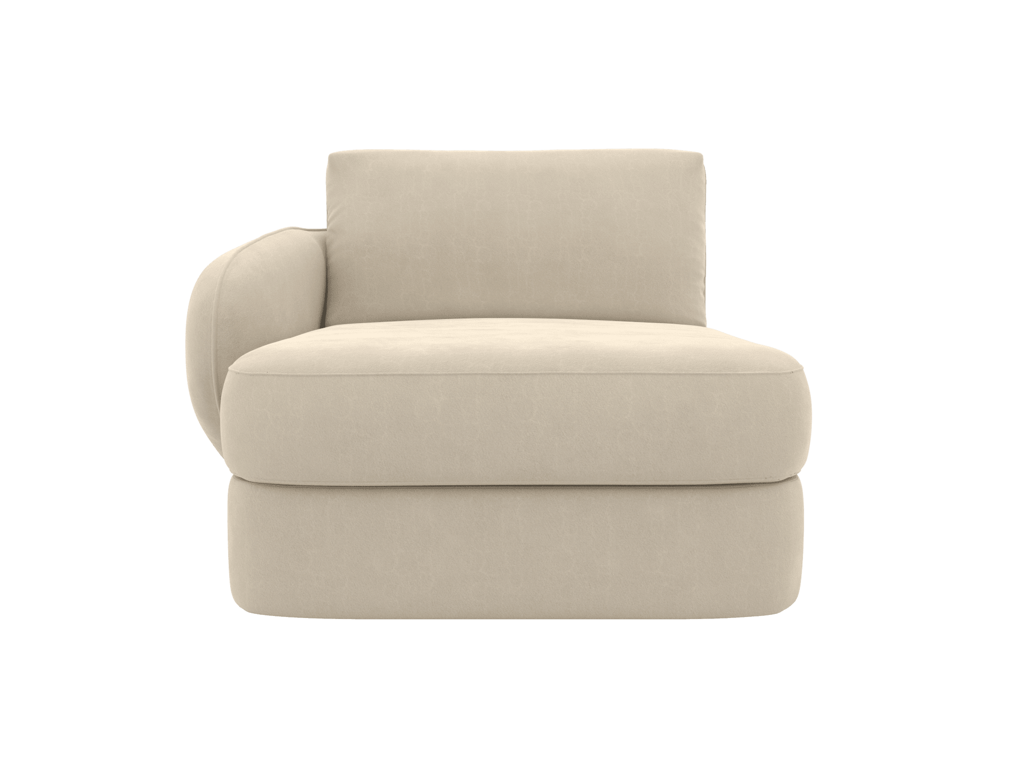 Buy Esme Blaze Latte Left Arm Facing Chaise Module - James Lane Australia