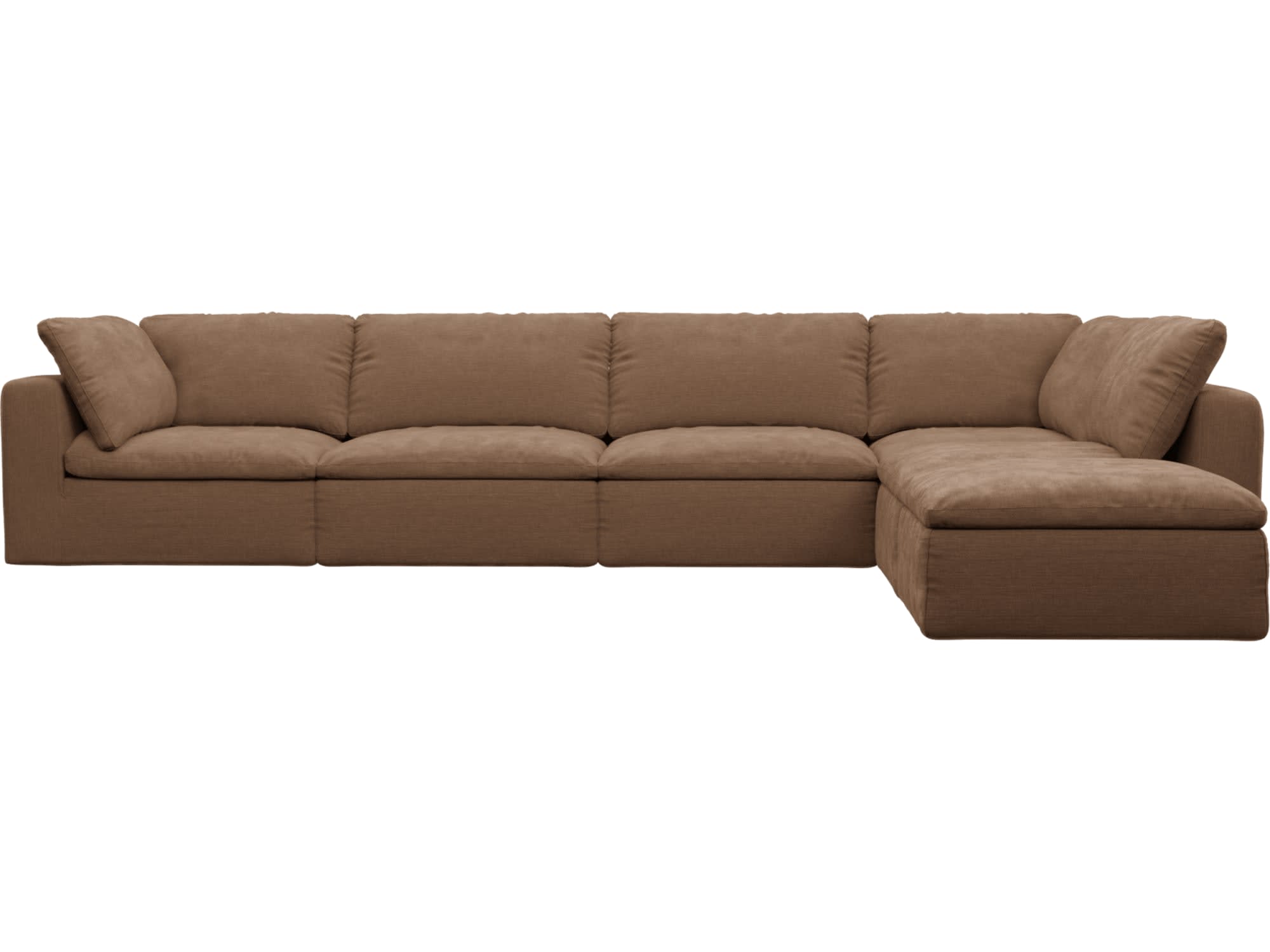 Buy Cloud Deep Tribute Chestnut Modular Sofa - 6 Piece - James Lane ...
