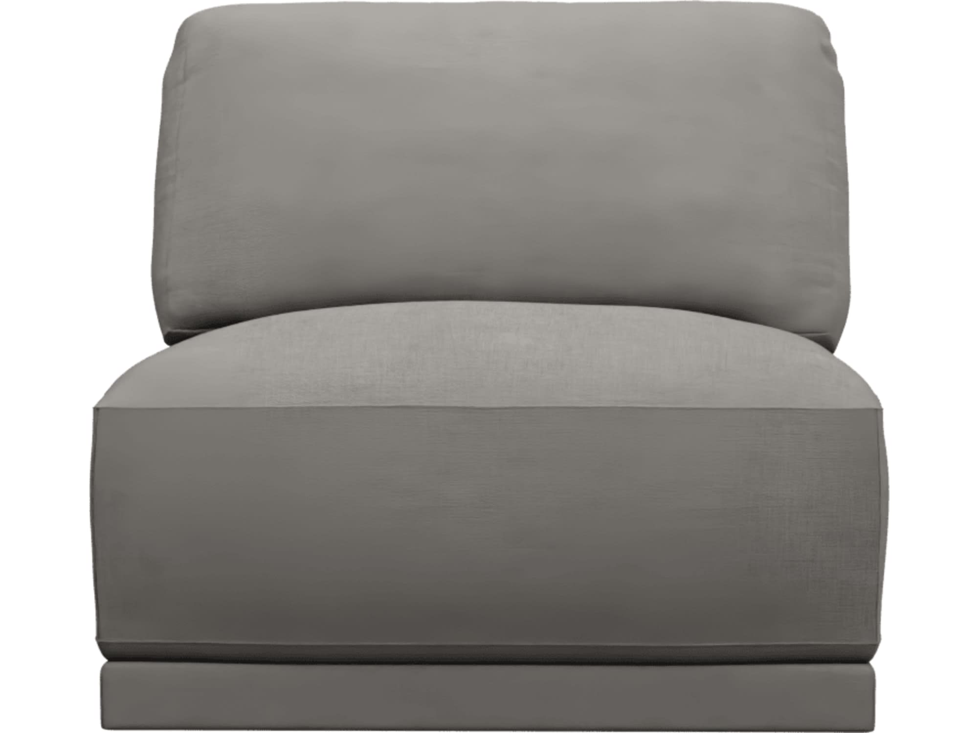 Buy Emily Armless Chair Module Isla Soft Grey - James Lane Australia