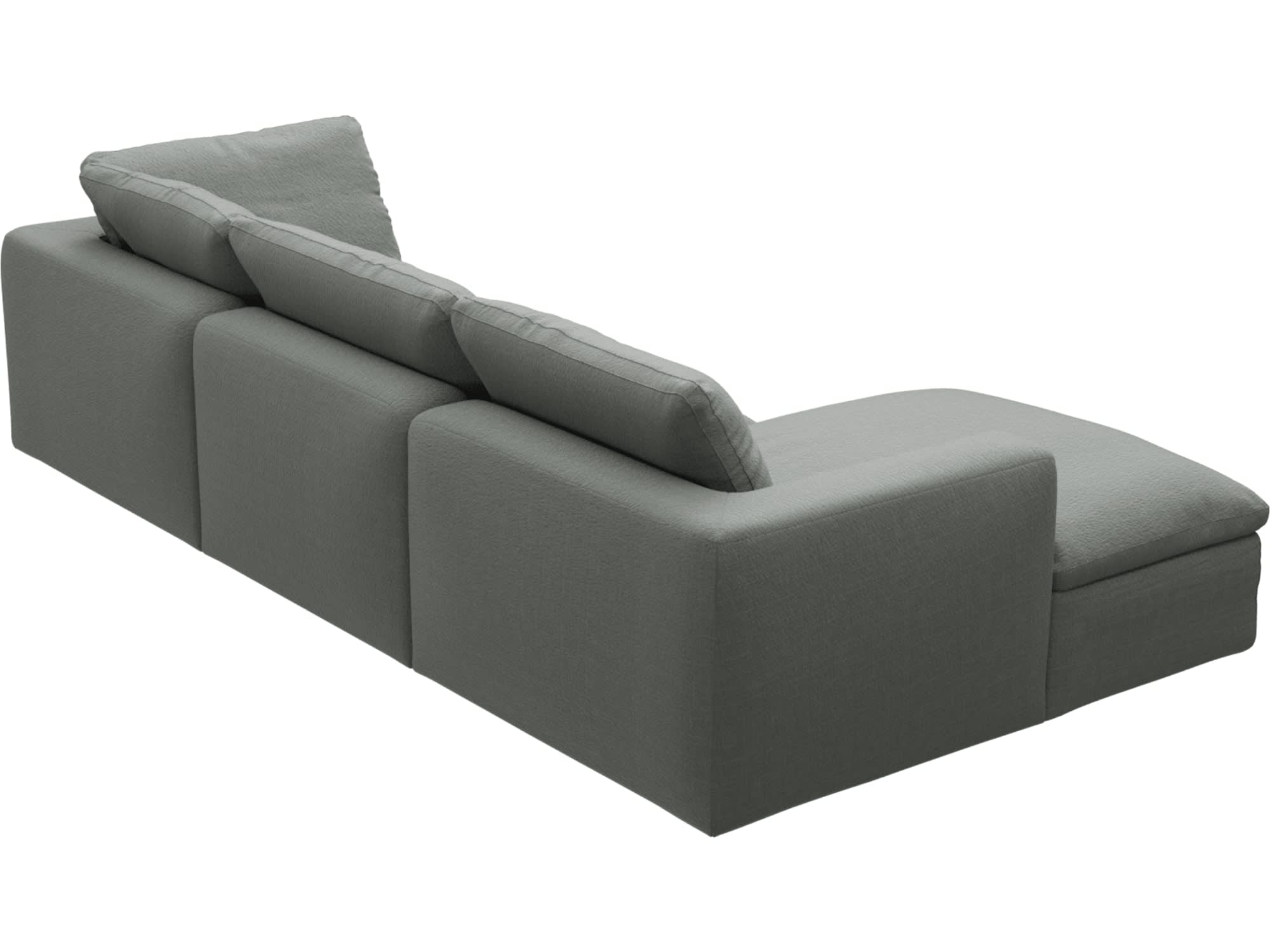 Buy Cloud Deep Tribute Storm Modular Sofa - 3 Seater Chaise - James ...