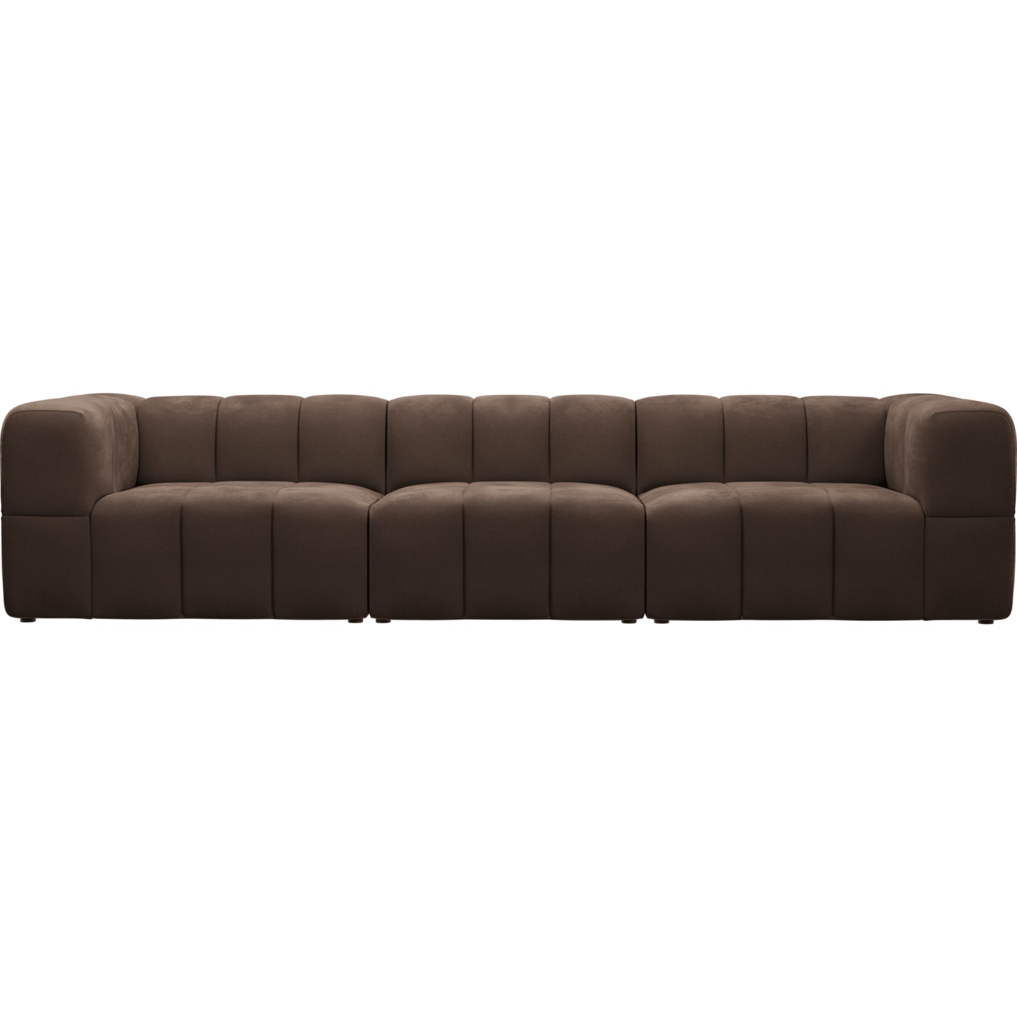 Buy Lucello Muse Chocolate Modular Sofa - 3 Piece - James Lane Australia