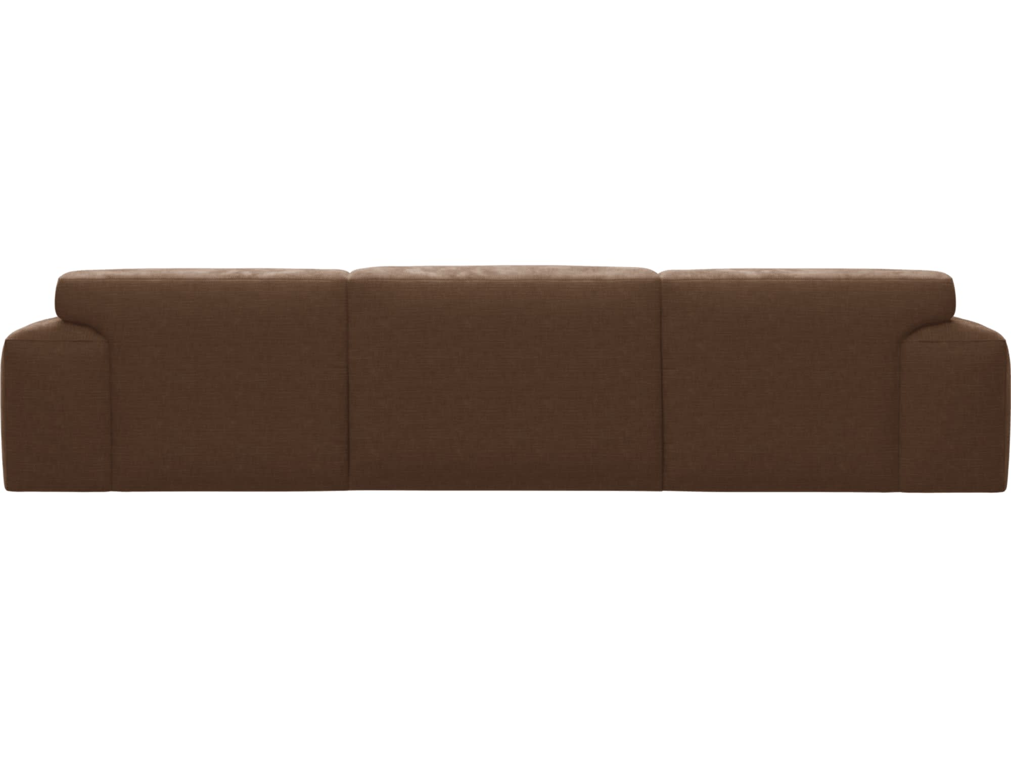 Buy Copenhagen Tribute Chestnut Chaise Sofa - 3 Seater - James Lane ...