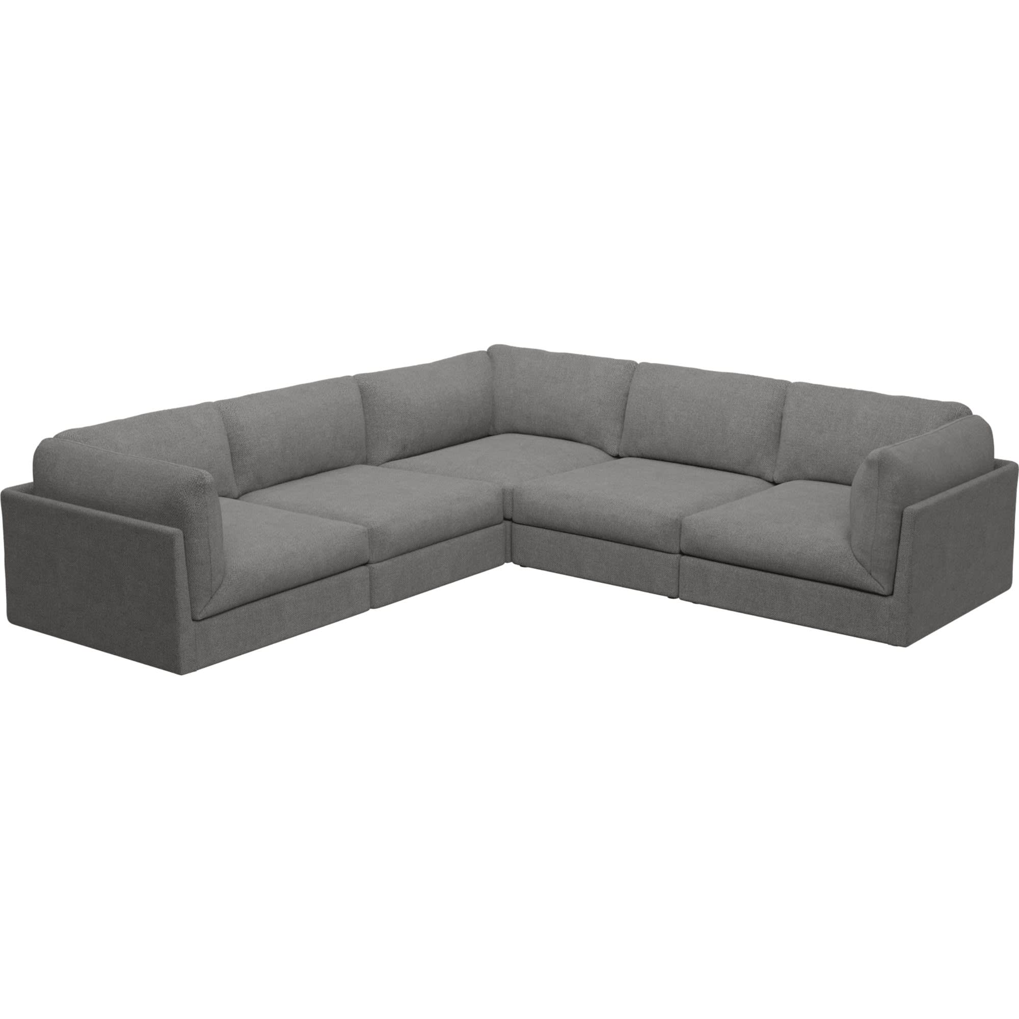 Buy Finley California Slate Corner Sofa - 5 Seater - James Lane Australia