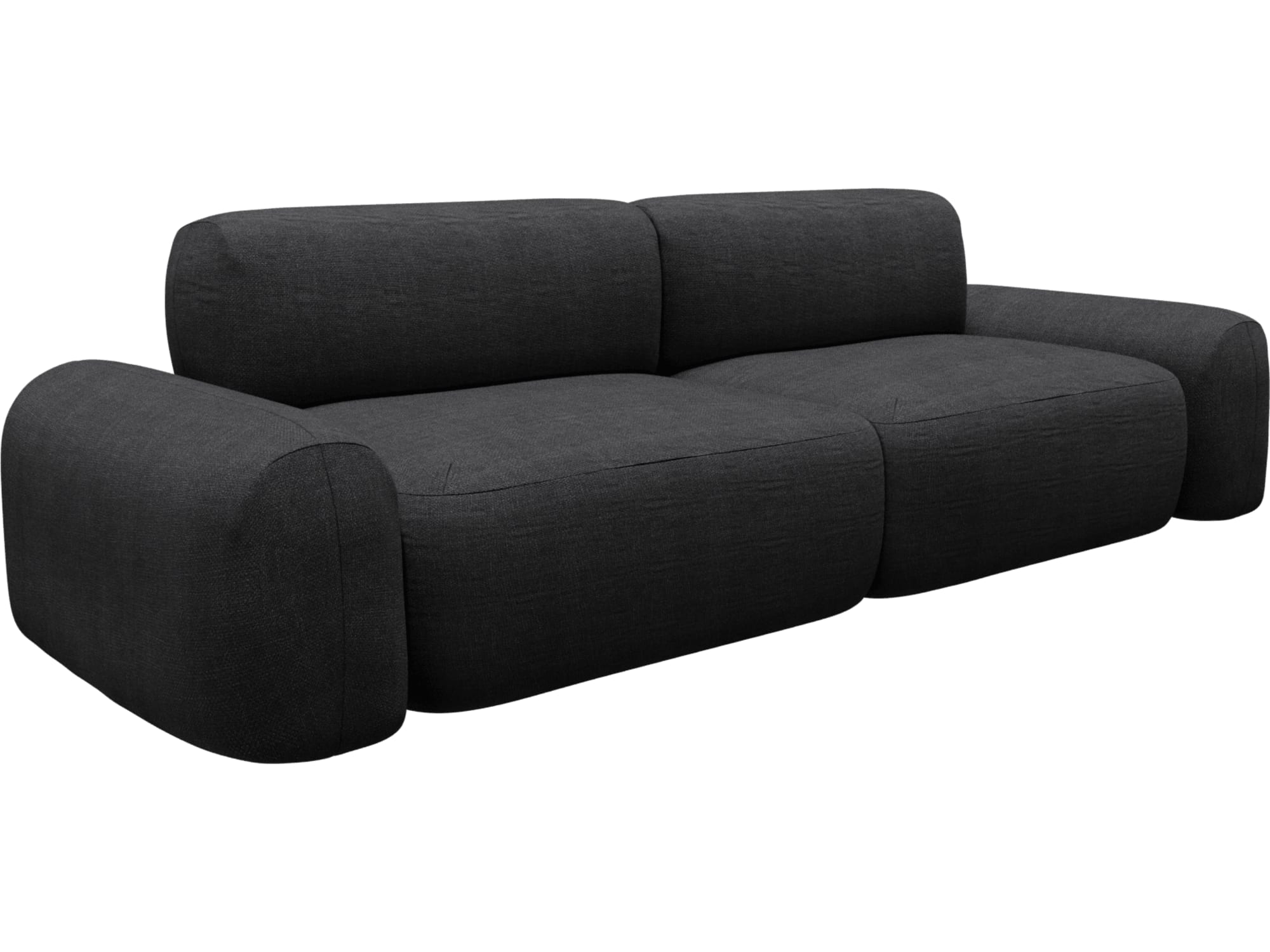 Buy Beckett Plaza Flint Grey Modular Sofa - 2 Seater - James Lane Australia