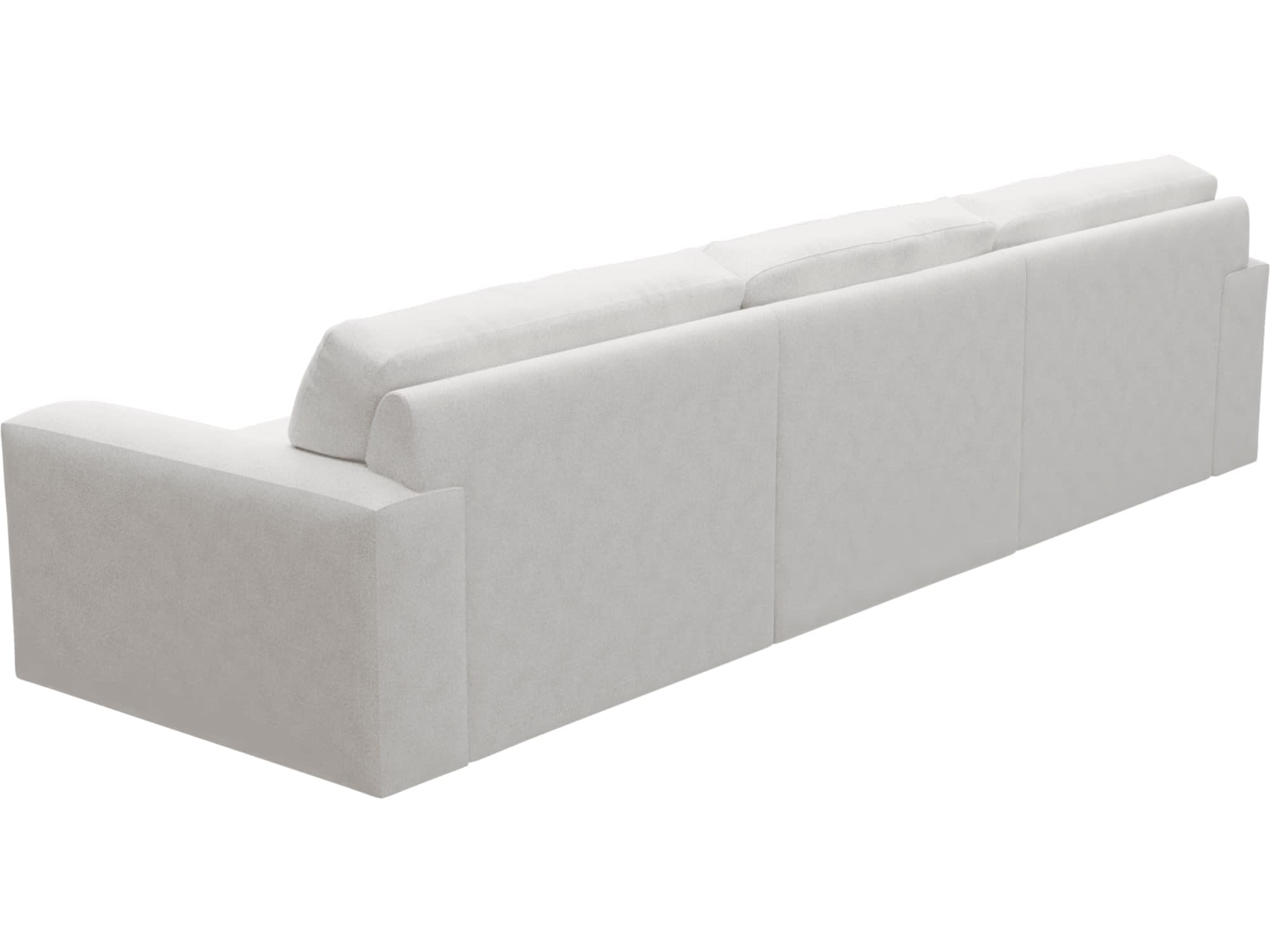 Buy Monica Noa Fog Chaise Sofa - 3 Seater - James Lane Australia
