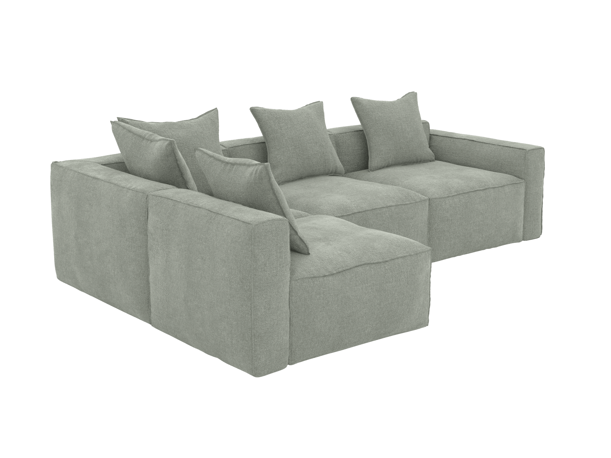 Buy Riley Apt Avon Sage Corner Modular Sofa LAF Terminal - 4 Seater ...