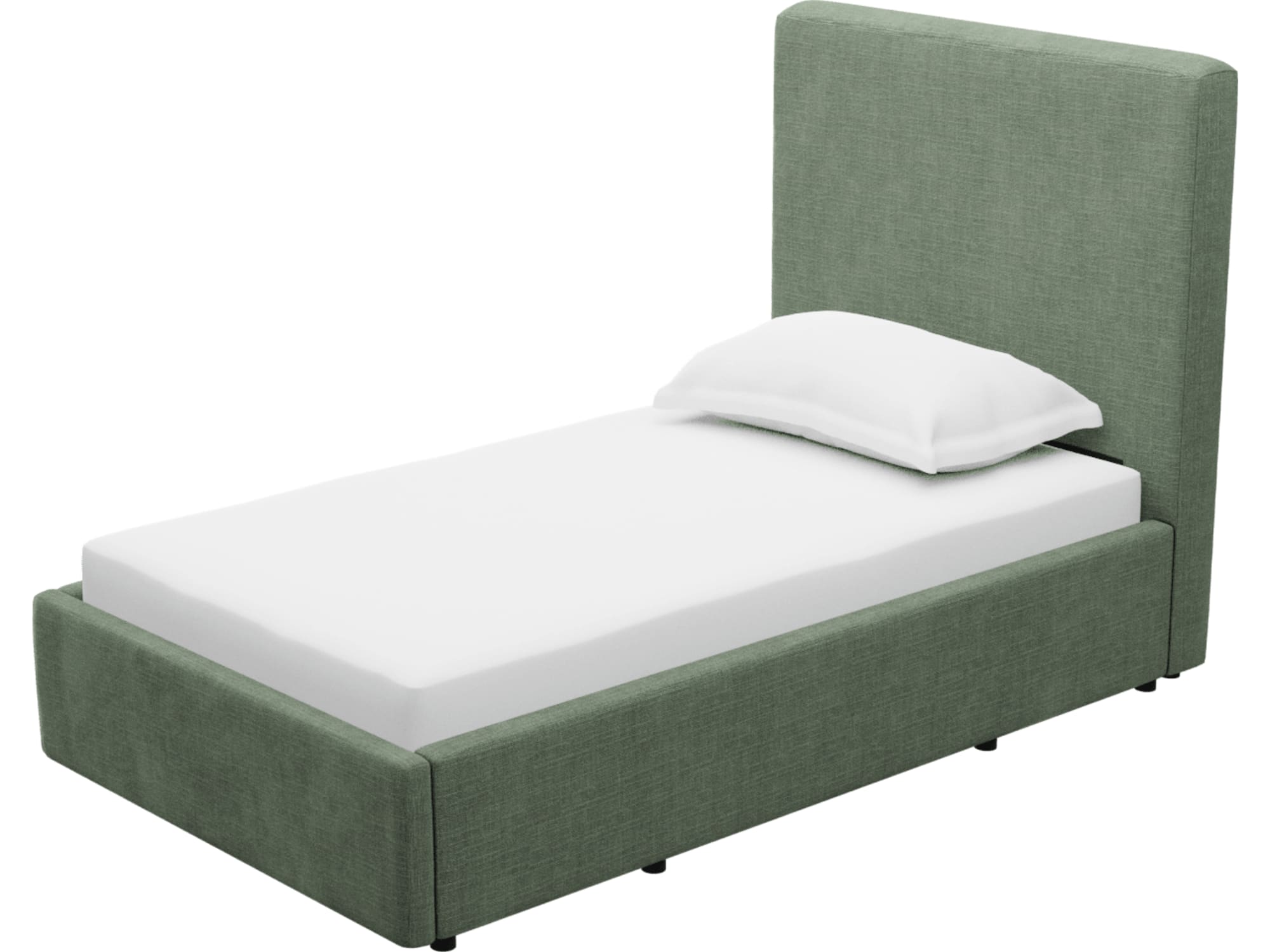 Buy Aria Tribute Dark Jade Left Drawer Storage Bed - James Lane Australia