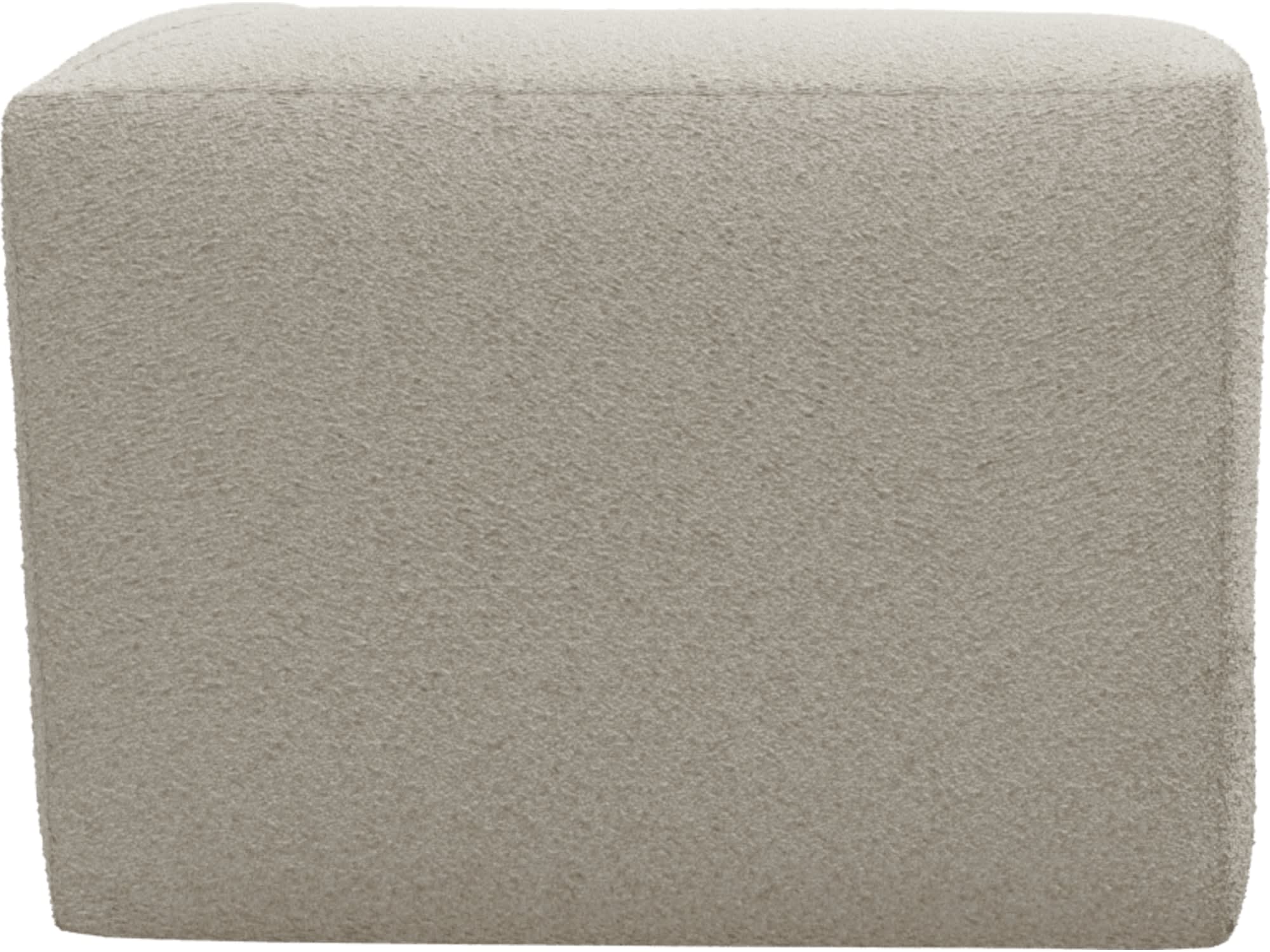 Buy Copenhagen Boucle Ivory Square Corner Chair Sofa Module - James ...