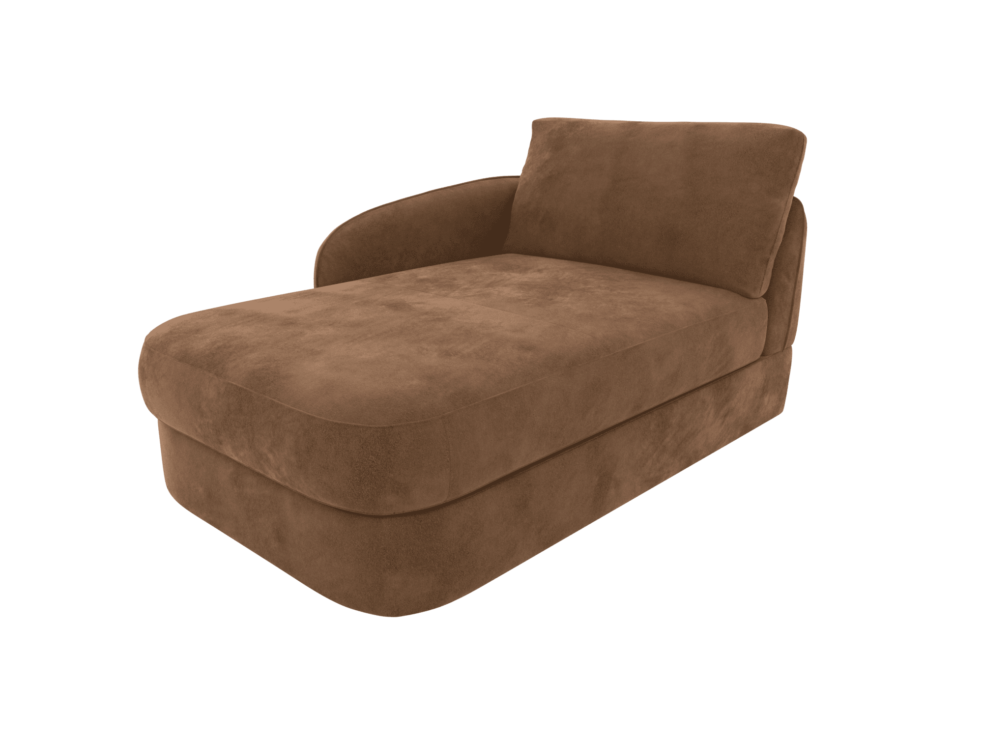 Buy Esme Blaze Mocha Left Arm Facing Chaise Module - James Lane Australia