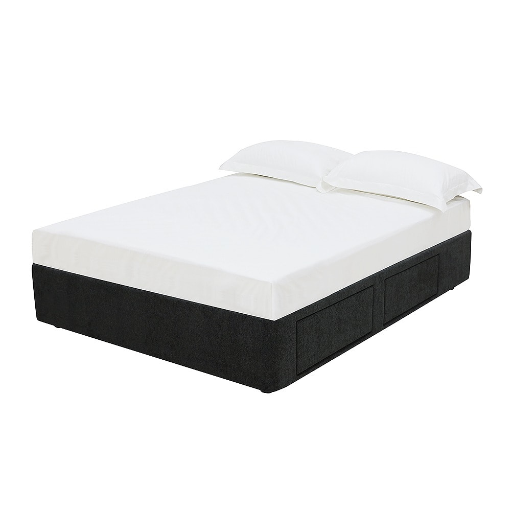 Shop Zenith Storage Drawer Bed Base California Charcoal at Sleeping Giant Australia