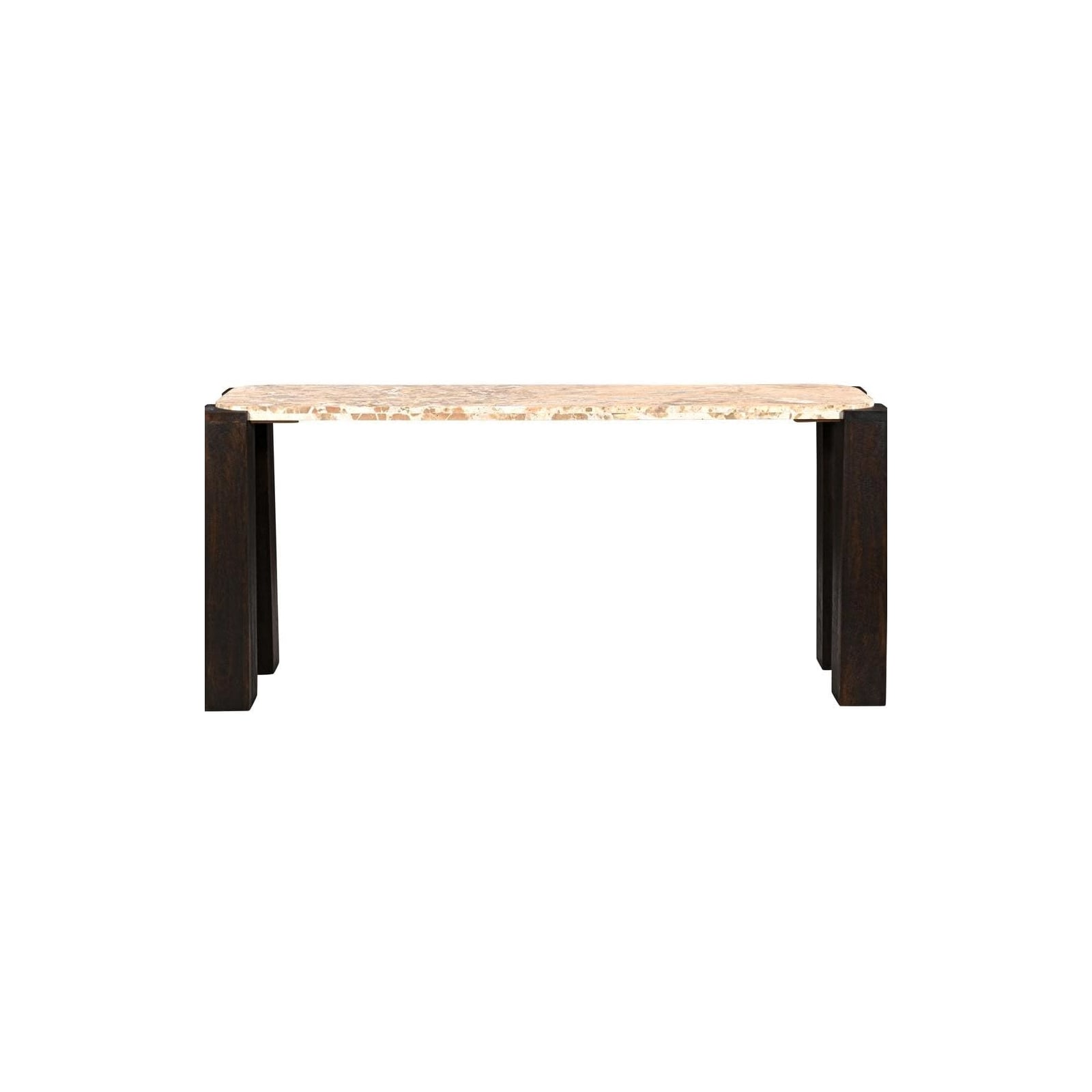 Buy Cordoba Panther Marble & Mango Wood Console - 130 cm - Elme Living ...