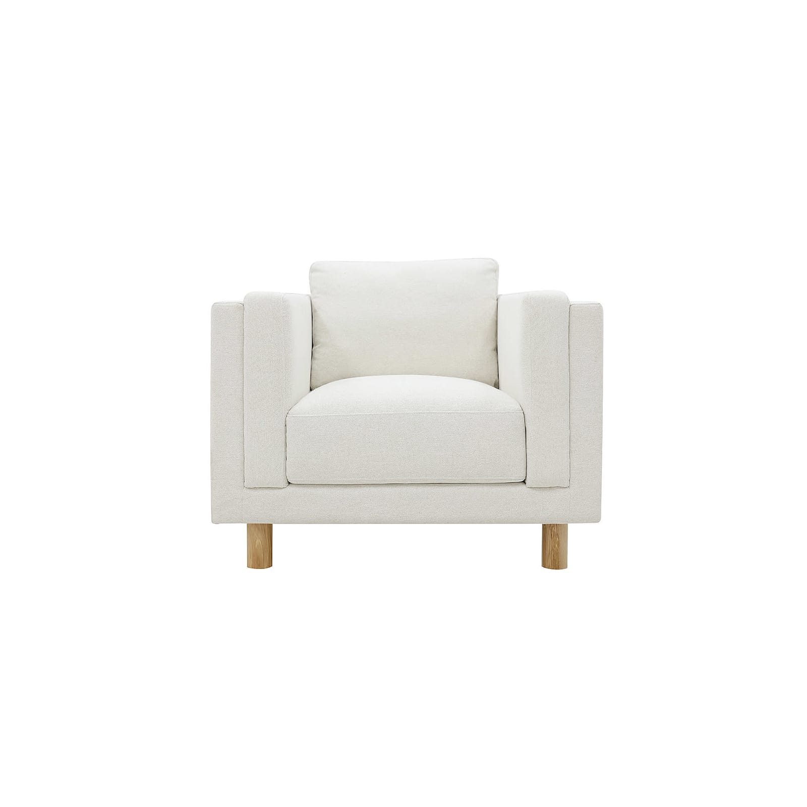 Shop Hayes California Ivory Armchair at Sleeping Giant Australia
