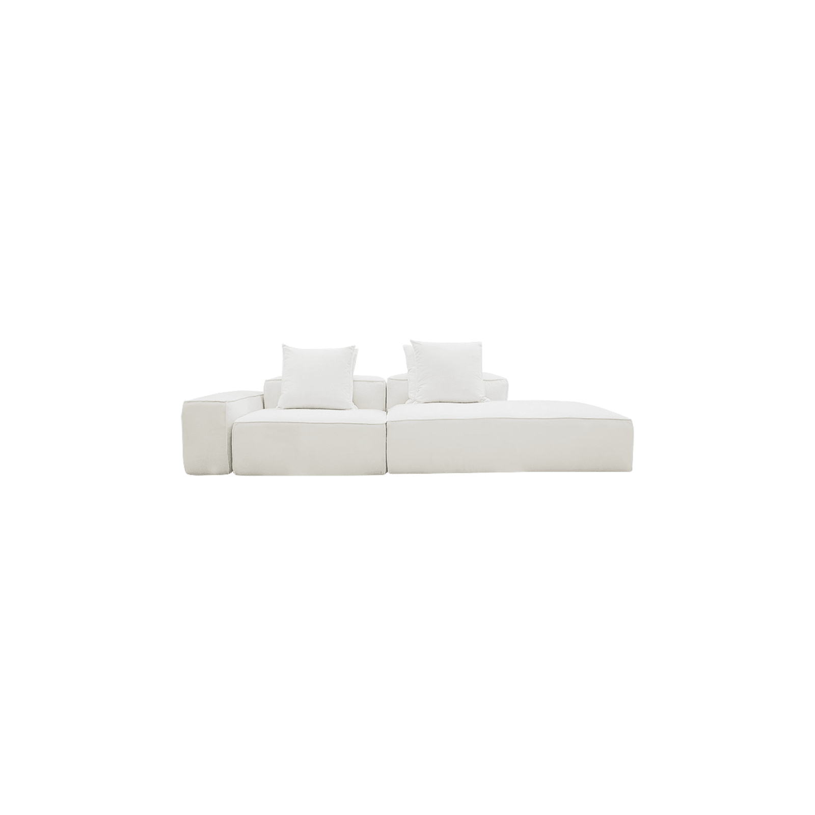 Buy Riley Muse Frost Modular Sofa - 1x Arm, 1x Armless, 1x Right ...