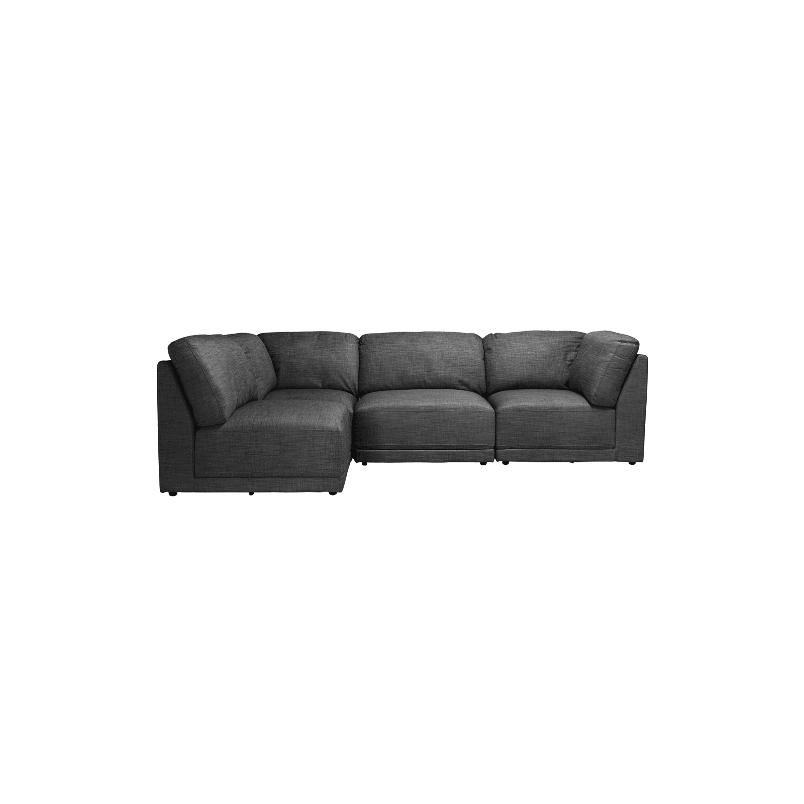 Buy Amelia Modular Sofa Isla Warm Charcoal - 4 Piece - James Lane Australia