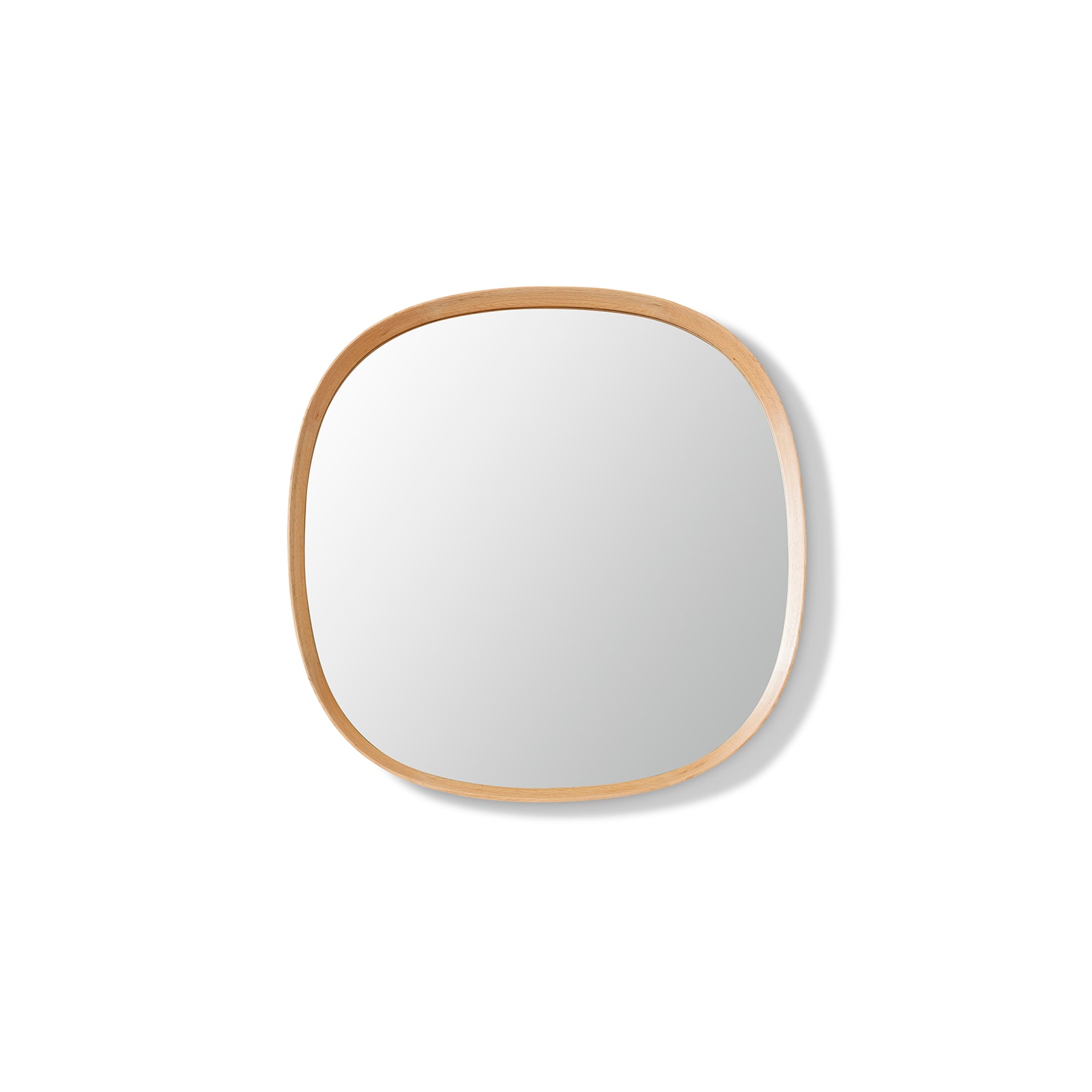 Shop Maha Square Round Mirror Natural - 80cm at Sleeping Giant Australia