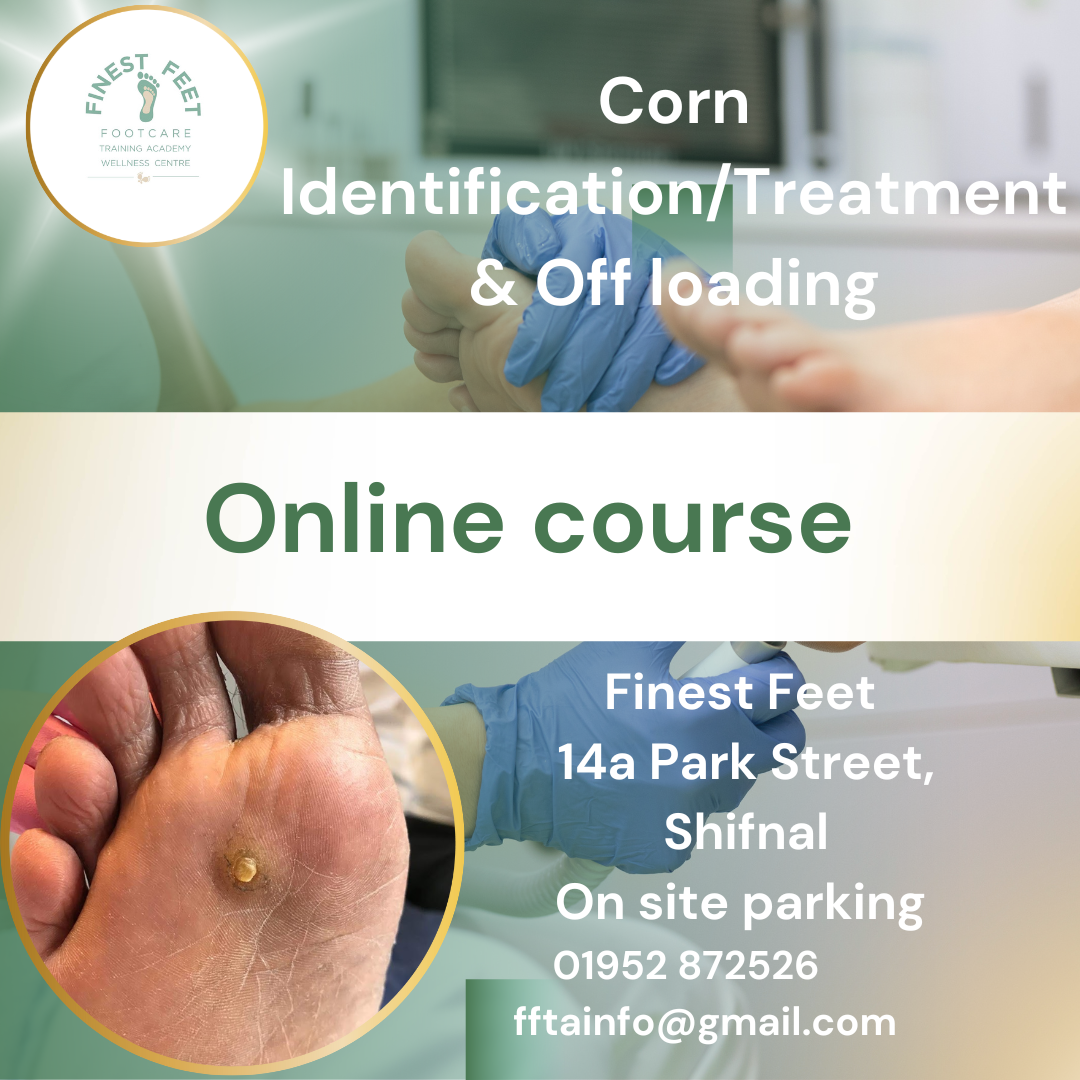 Finest Feet Training Academy | Corns made simple, Treatment & Offloading