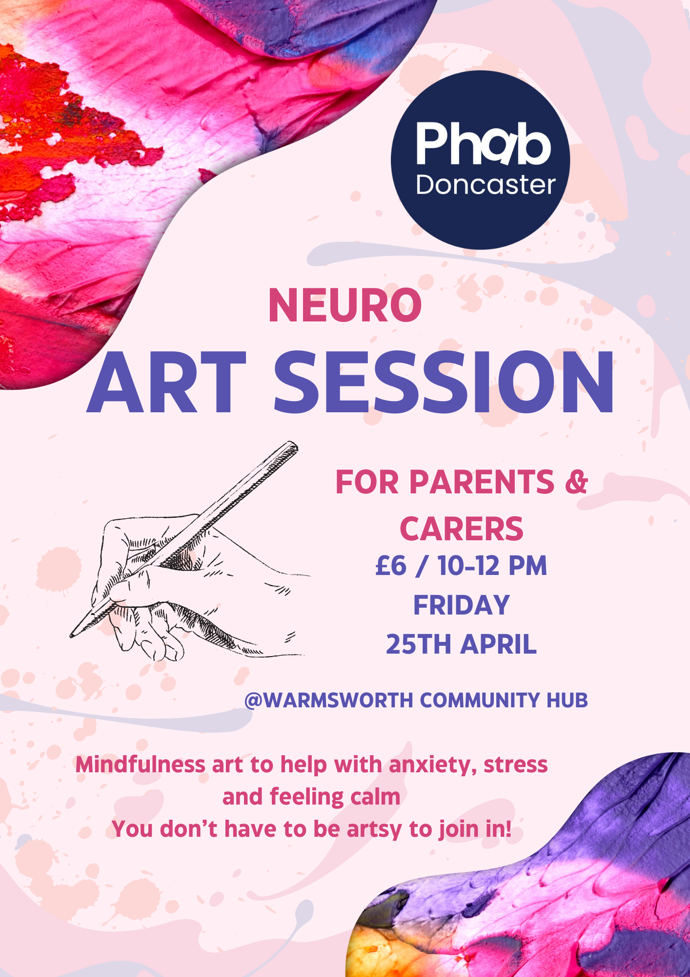 Phab Doncaster | Parents and carers Neuro Art Session