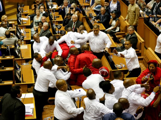 Parliamentary Brawls Threaten South African Governance | Council on ...